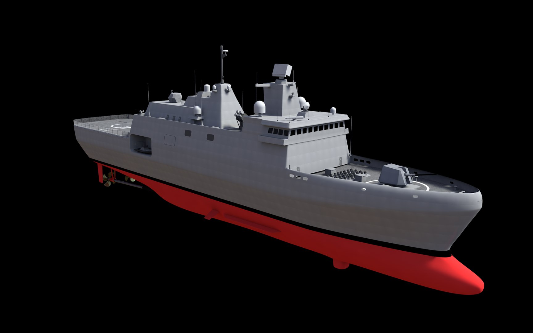 3D F 200 Frigate - Tamandare Class Model - TurboSquid 2167835