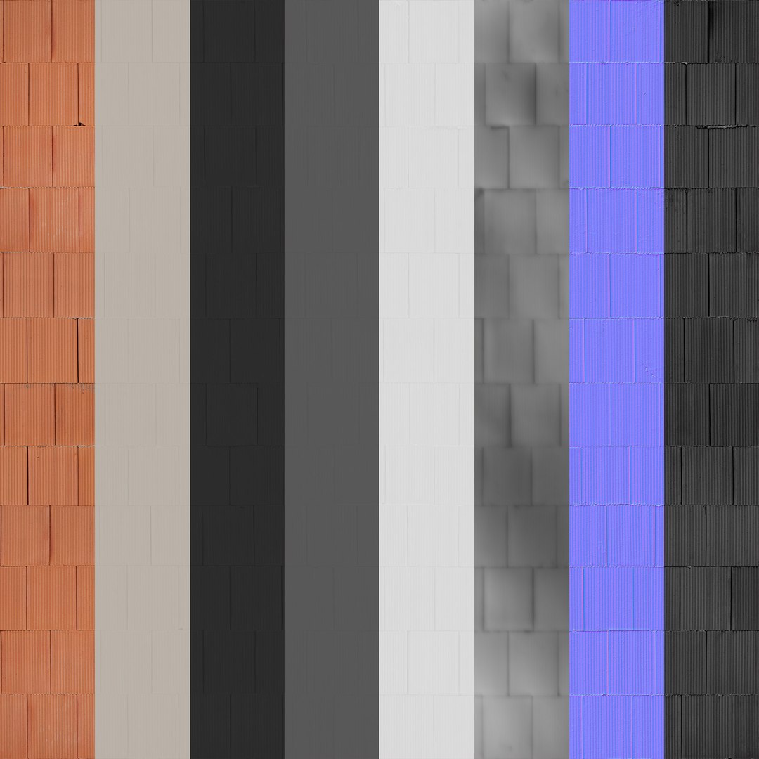Block Wall Set 02 3D Model - TurboSquid 1724695