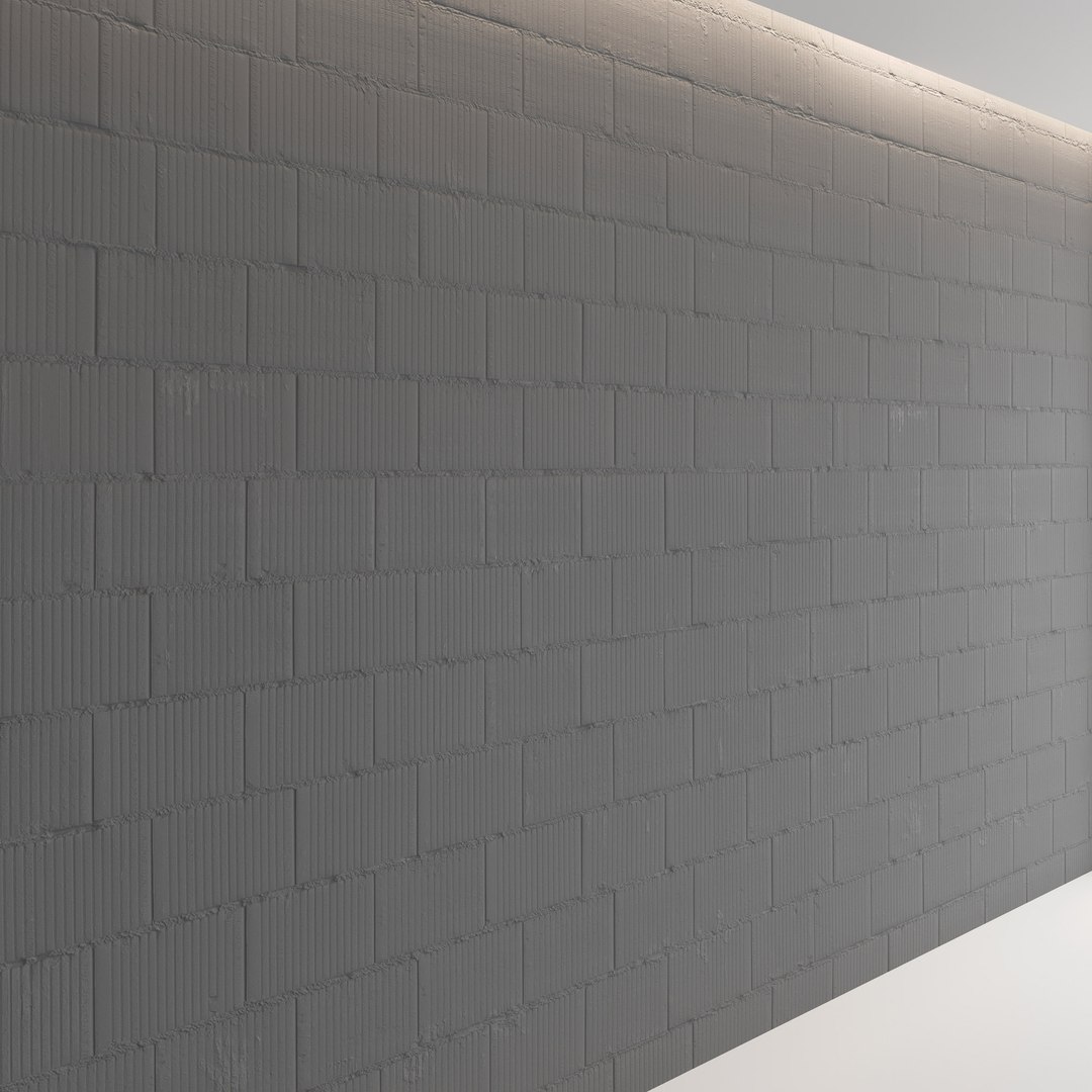 Block Wall Set 02 3D Model - TurboSquid 1724695
