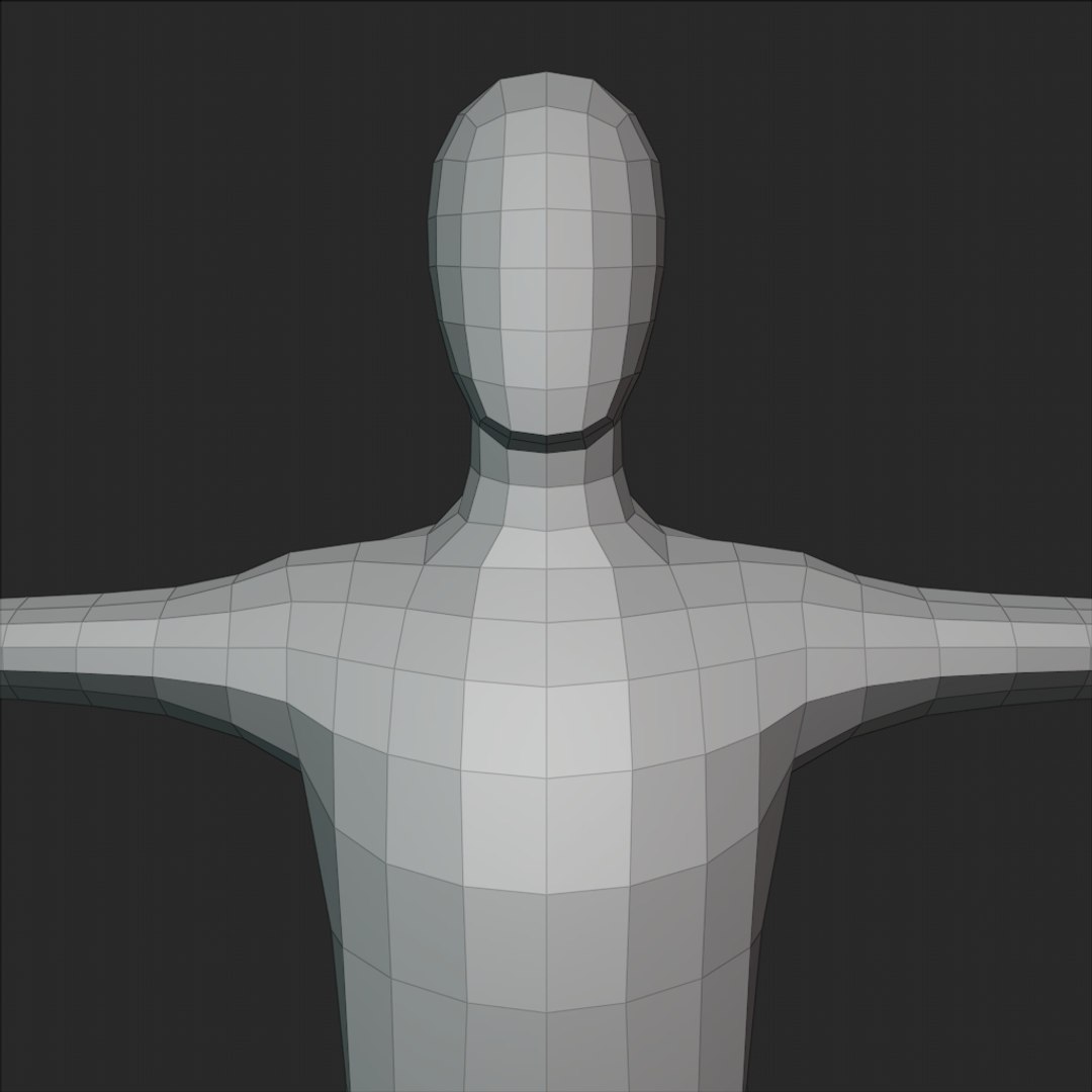 Simple Male Basemesh Mesh Character Model - TurboSquid 1376112
