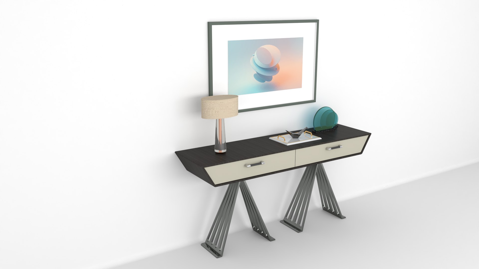 3D Console Table - TurboSquid 2049071
