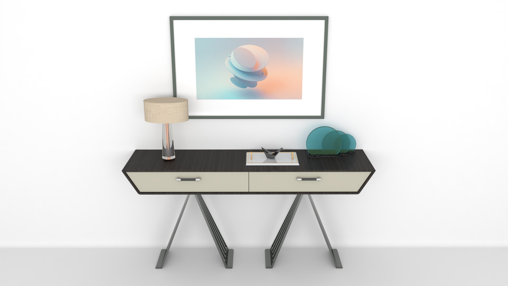 3D Console Table - TurboSquid 2049071