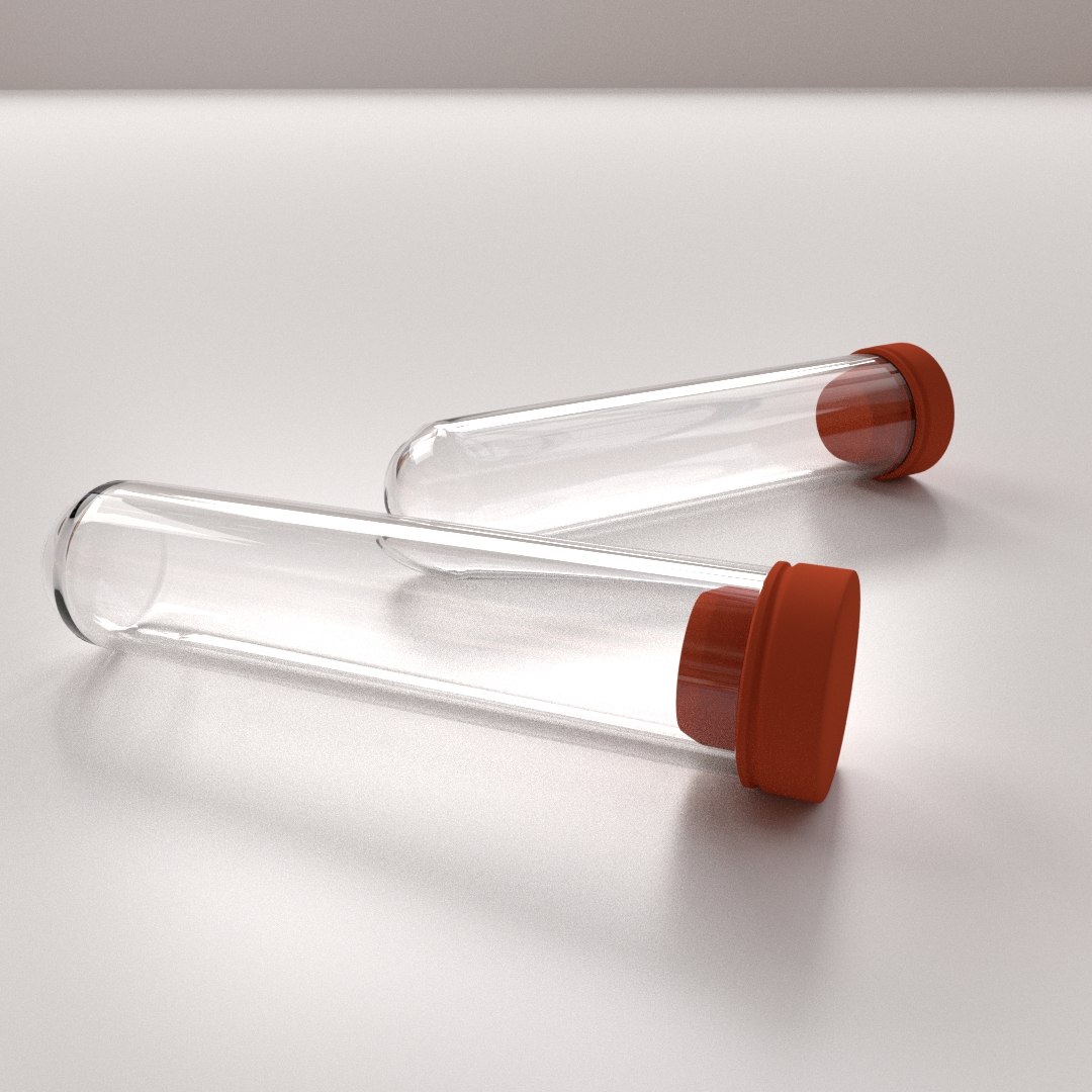 3d Sample Tube Model