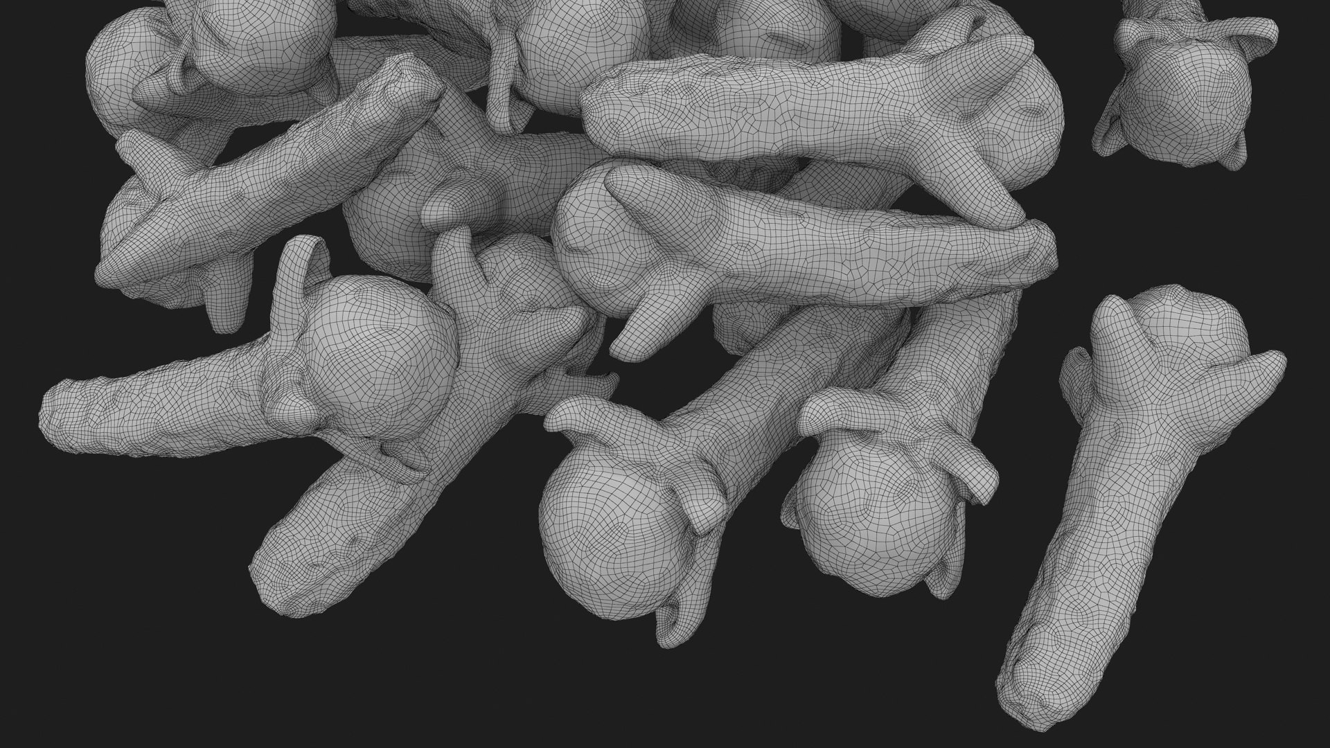 3D Clove 02 Pile Model - TurboSquid 2317785