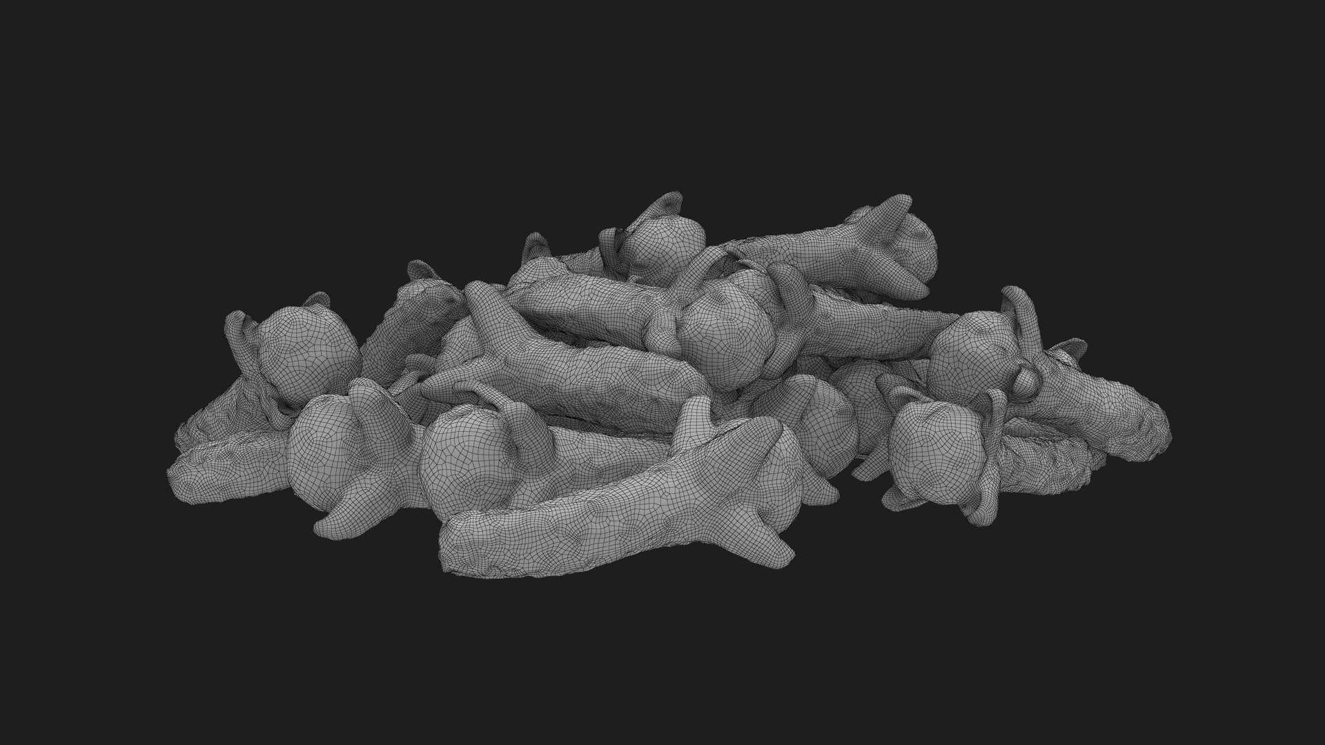 3D Clove 02 Pile Model - TurboSquid 2317785
