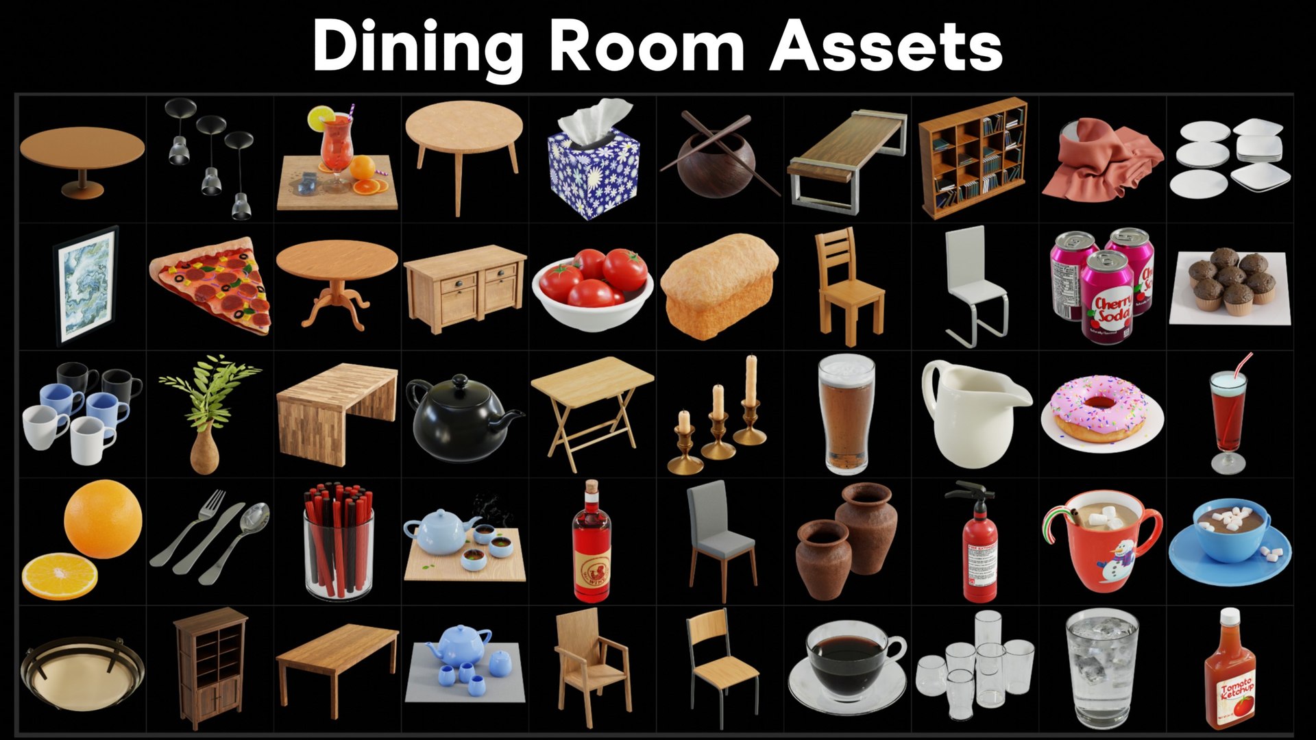 3D Furniture And Home Asset Pack Blender - TurboSquid 2083328