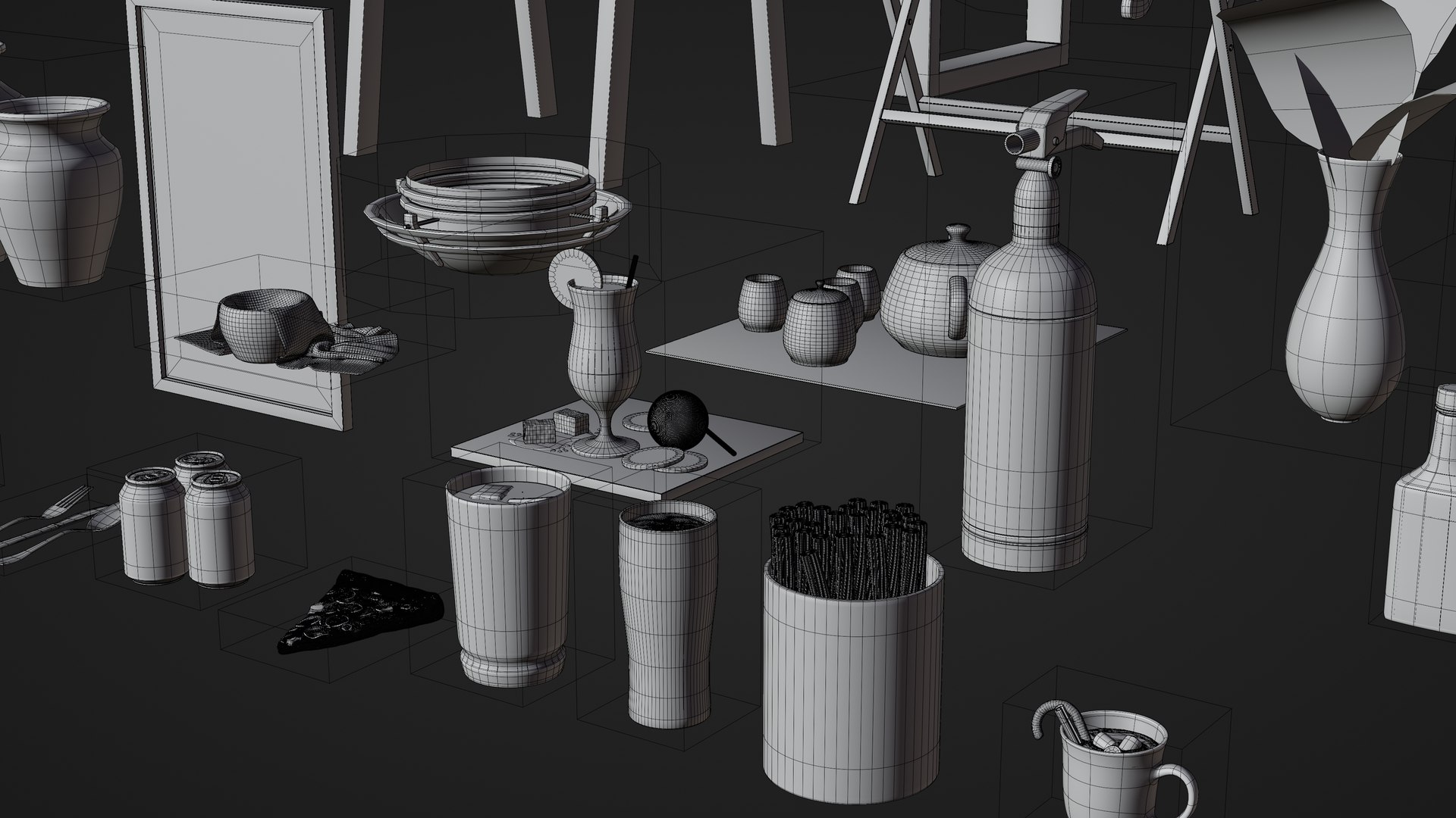 3D Furniture And Home Asset Pack Blender - TurboSquid 2083328