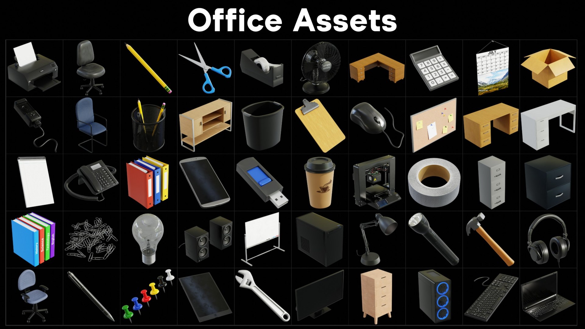 3D Furniture And Home Asset Pack Blender - TurboSquid 2083328