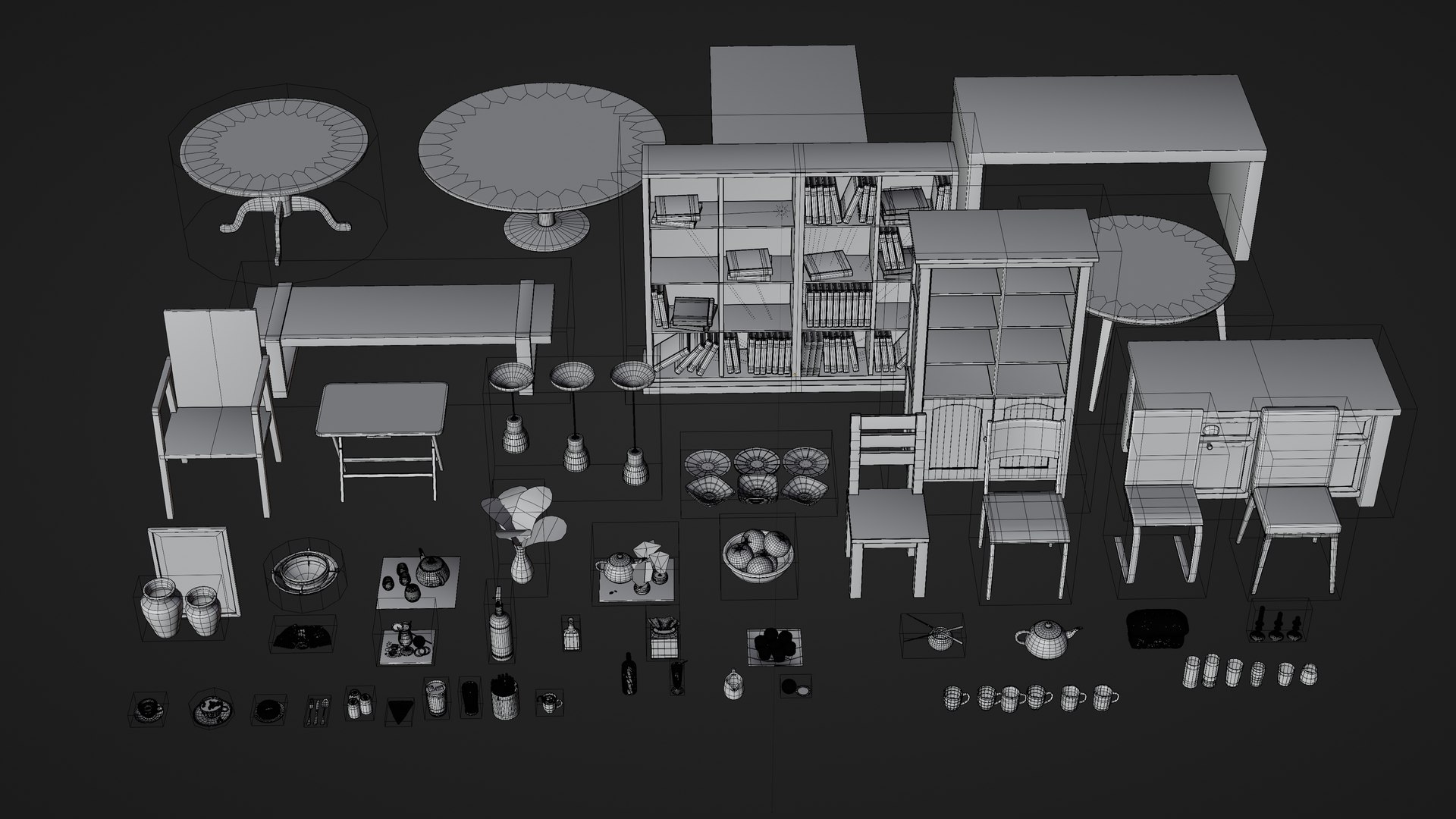3D Furniture And Home Asset Pack Blender - TurboSquid 2083328