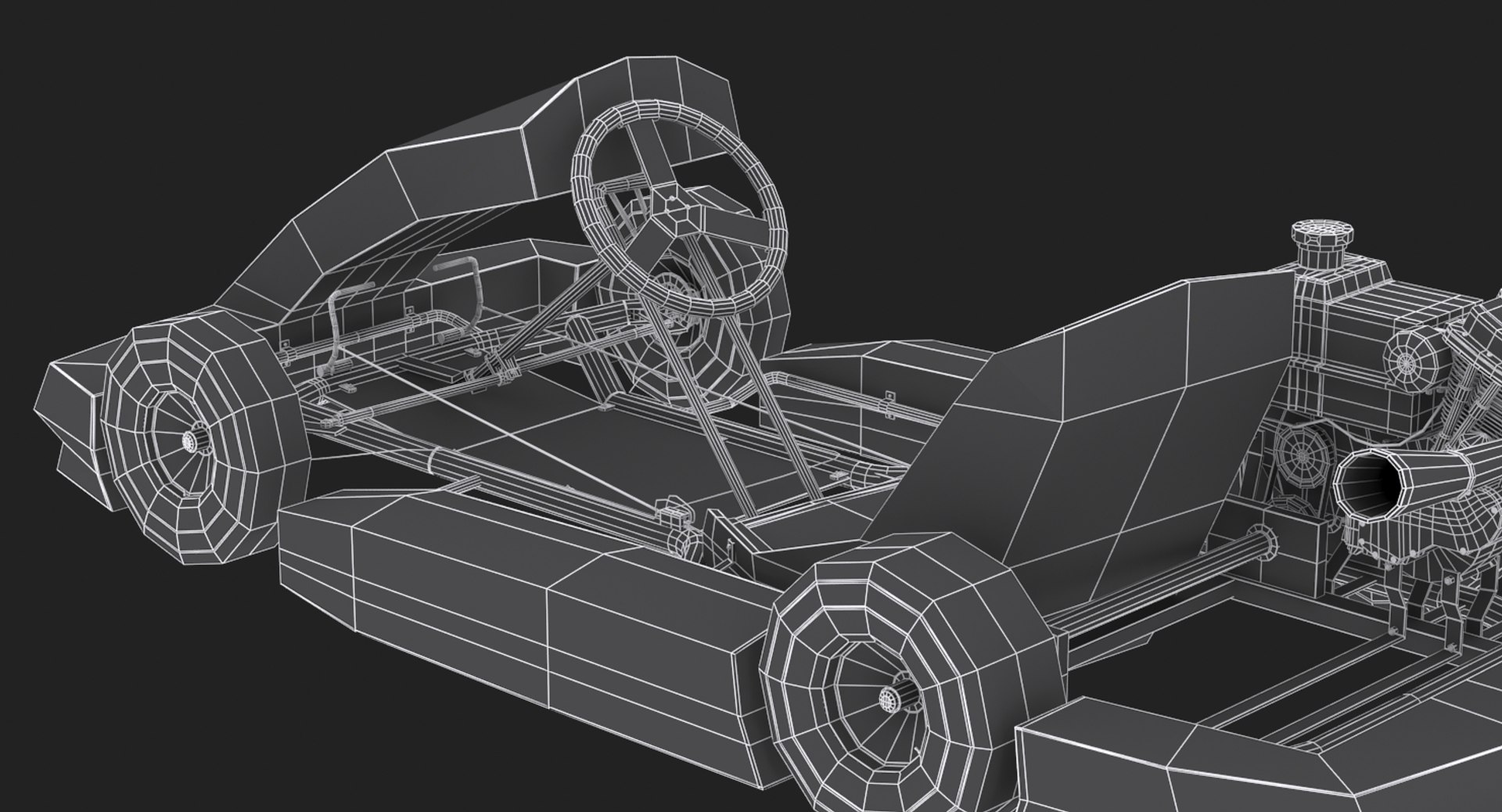 3d Model Of Racing Kart