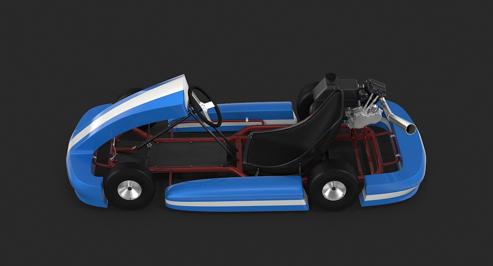 3d Model Of Racing Kart