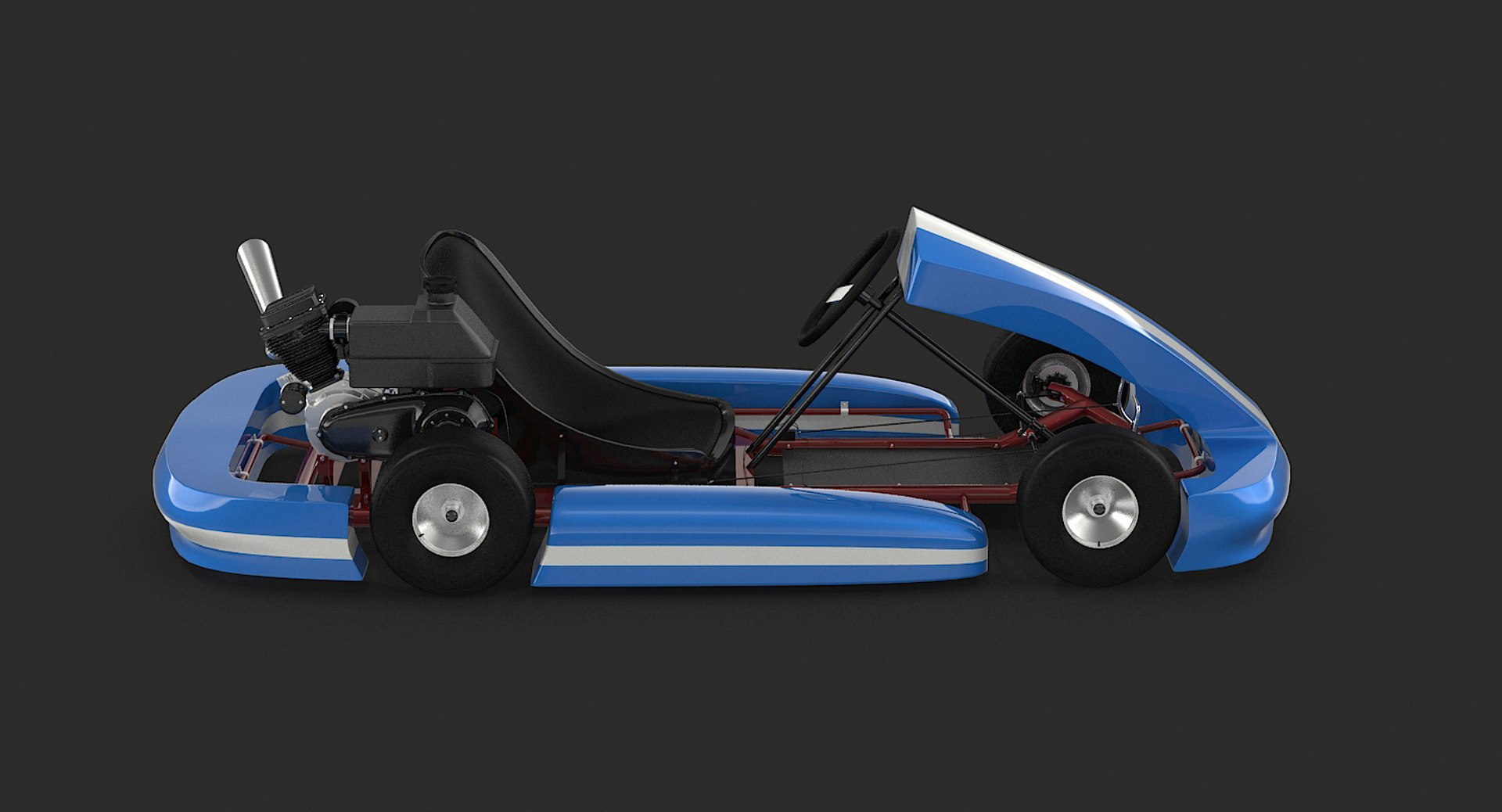 3d Model Of Racing Kart