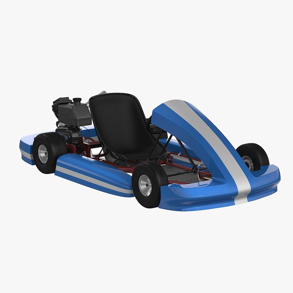 3d model of racing kart