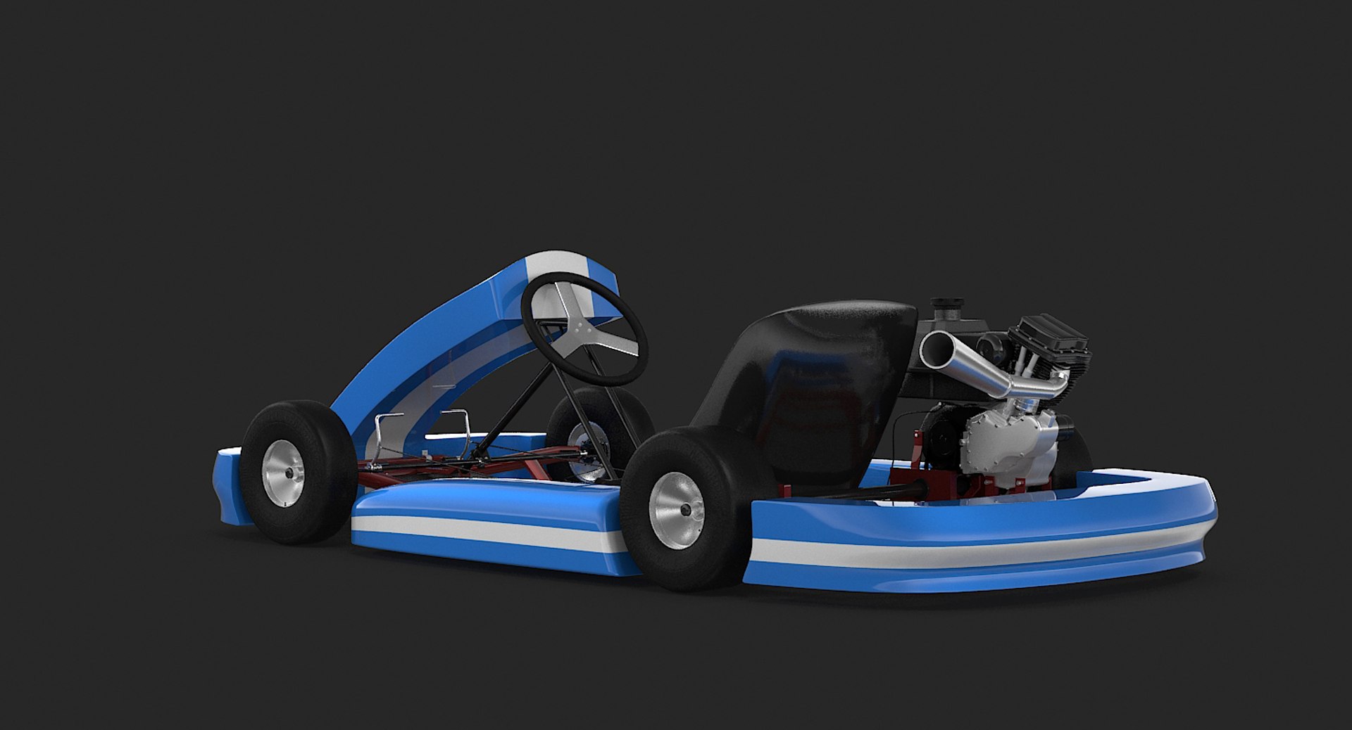 3d Model Of Racing Kart