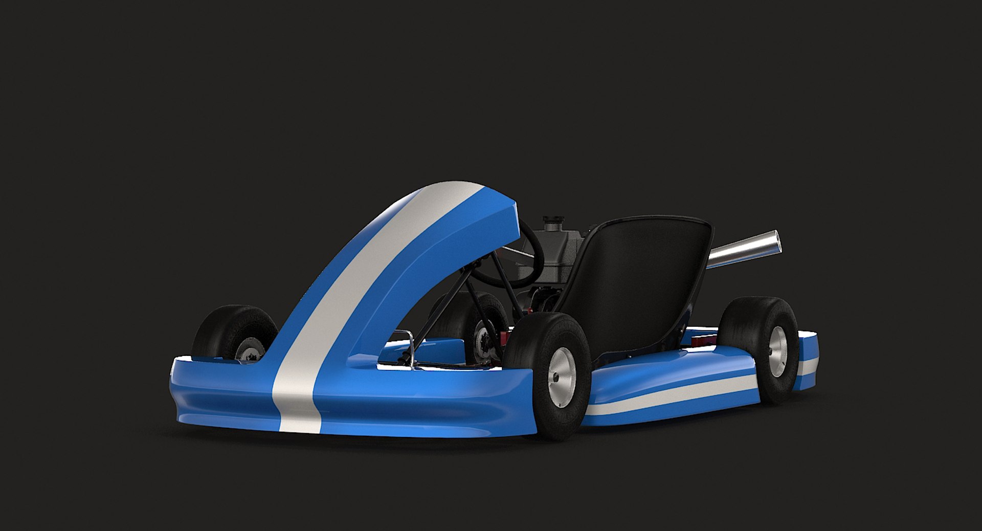 3d Model Of Racing Kart