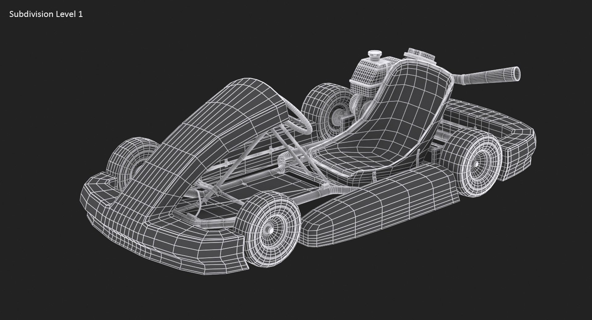 3d Model Of Racing Kart