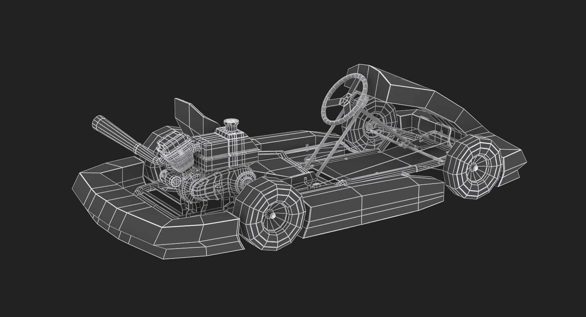 3d Model Of Racing Kart