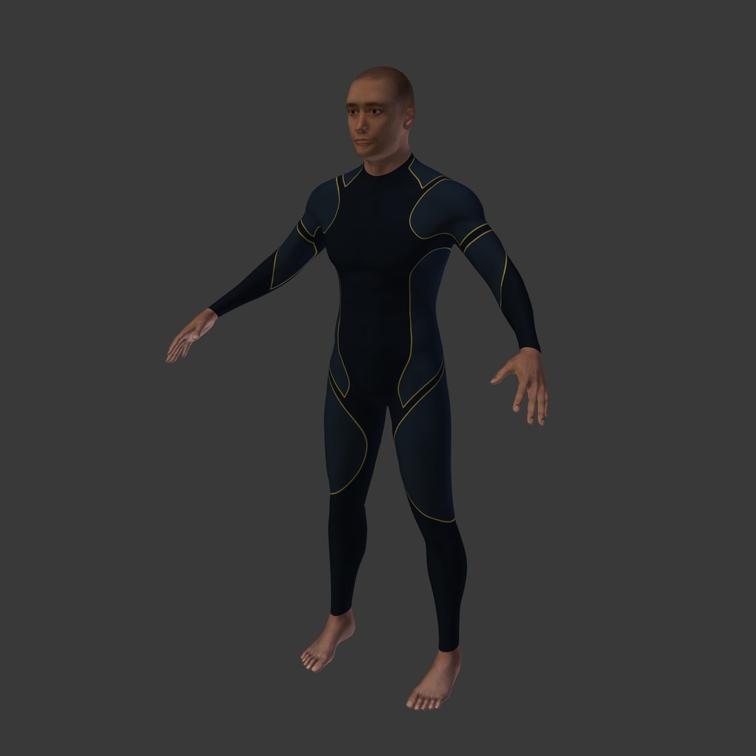 3D Surfer -- 3 Skin Textures - TurboSquid 1938973