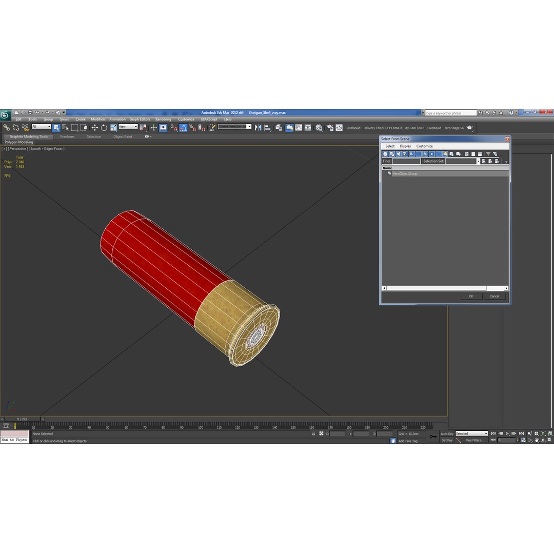 Shotgun Shell 3d Model