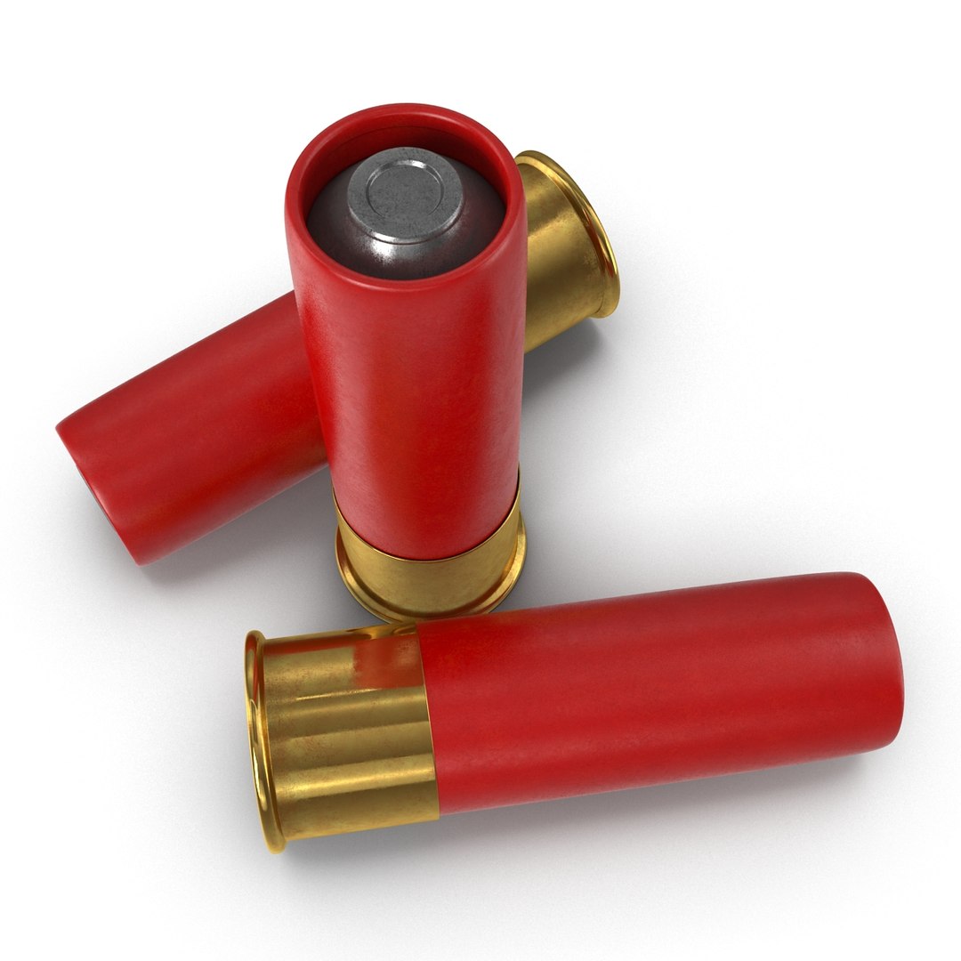 Shotgun Shell 3d Model