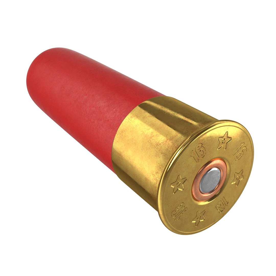 Shotgun Shell 3d Model