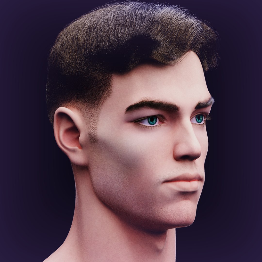 Slavic Realistic Male Head 3D - TurboSquid 2250401