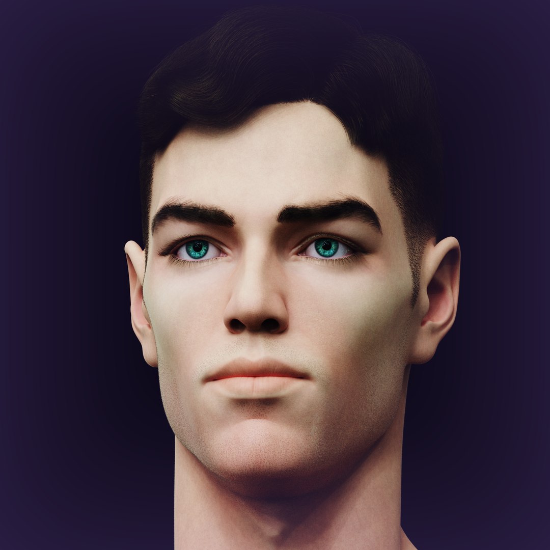 Slavic Realistic Male Head 3D - TurboSquid 2250401