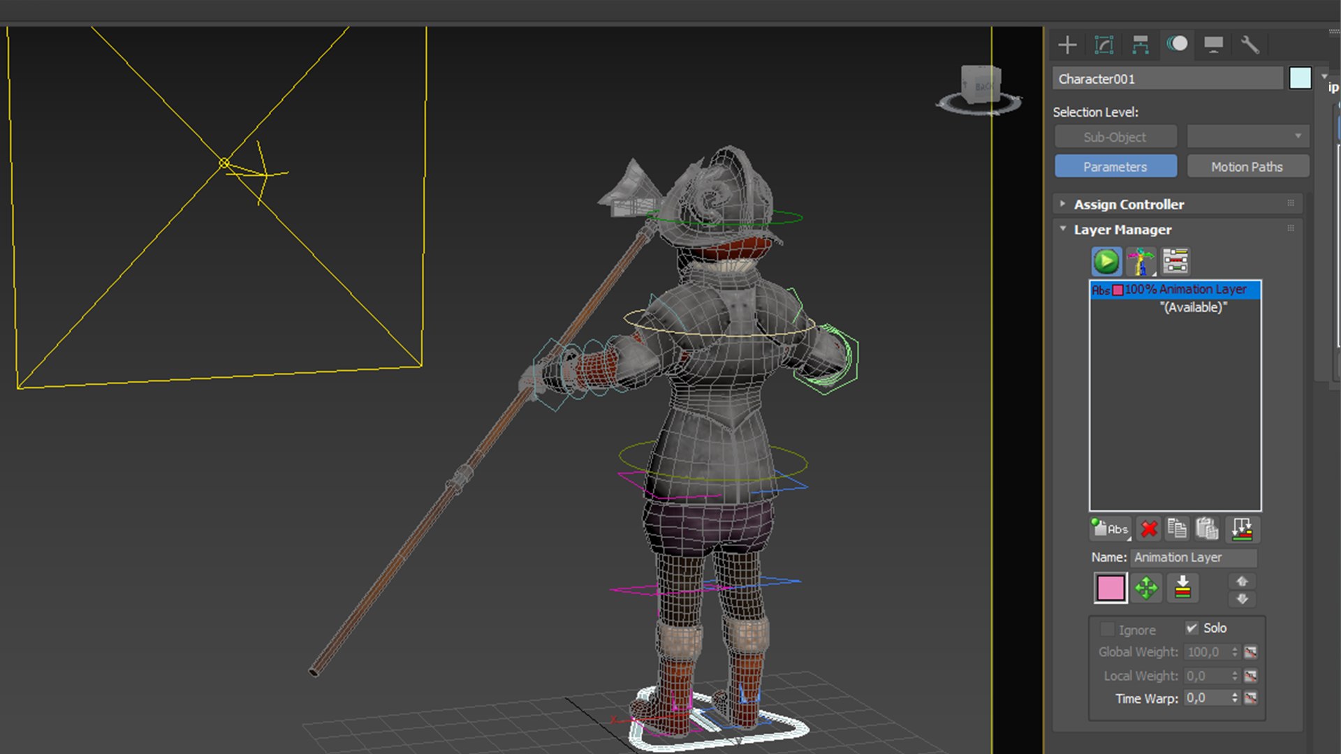 Fairytale Guardian Knight Rig High-poly Textured 3D - TurboSquid 2345746