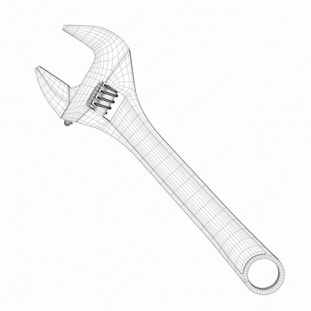 3D Wrench Model - TurboSquid 2040110