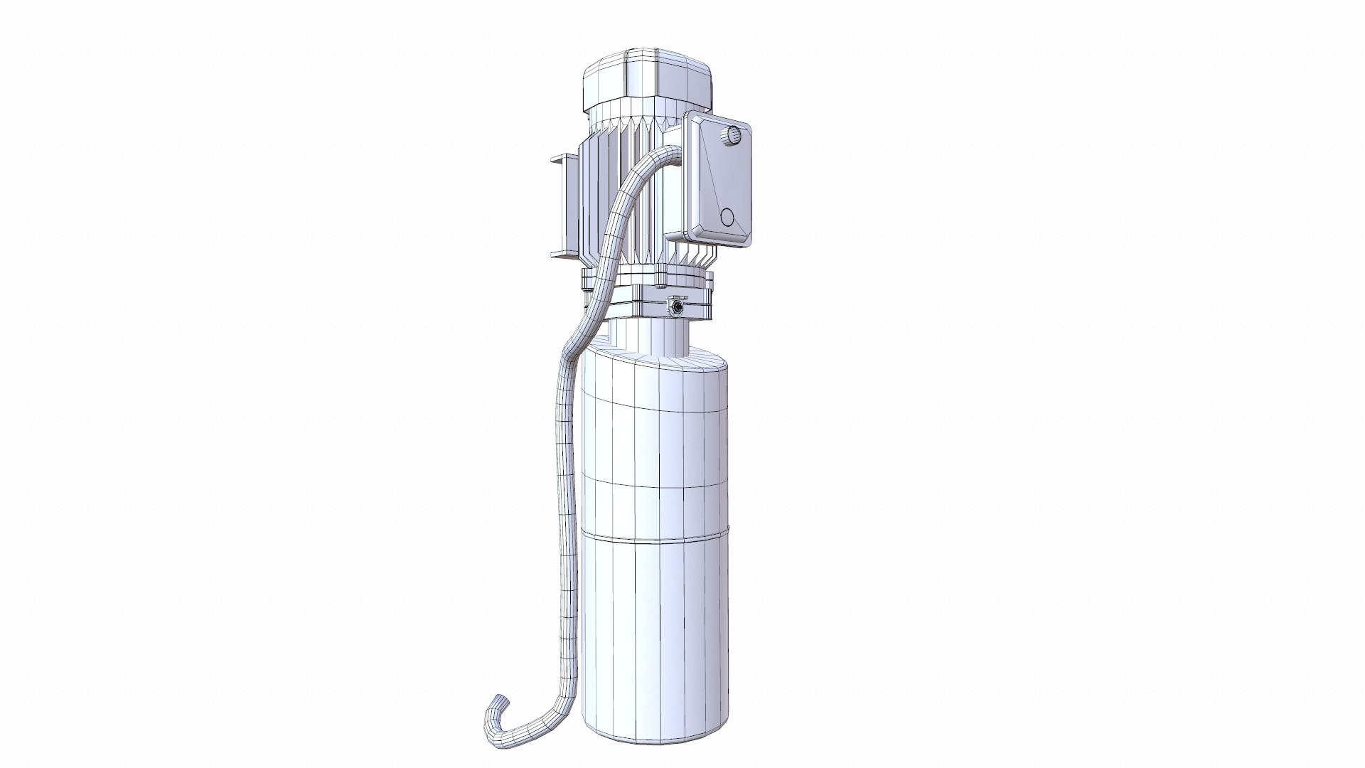 3D Model Hydraulic Cylinder - TurboSquid 2333384