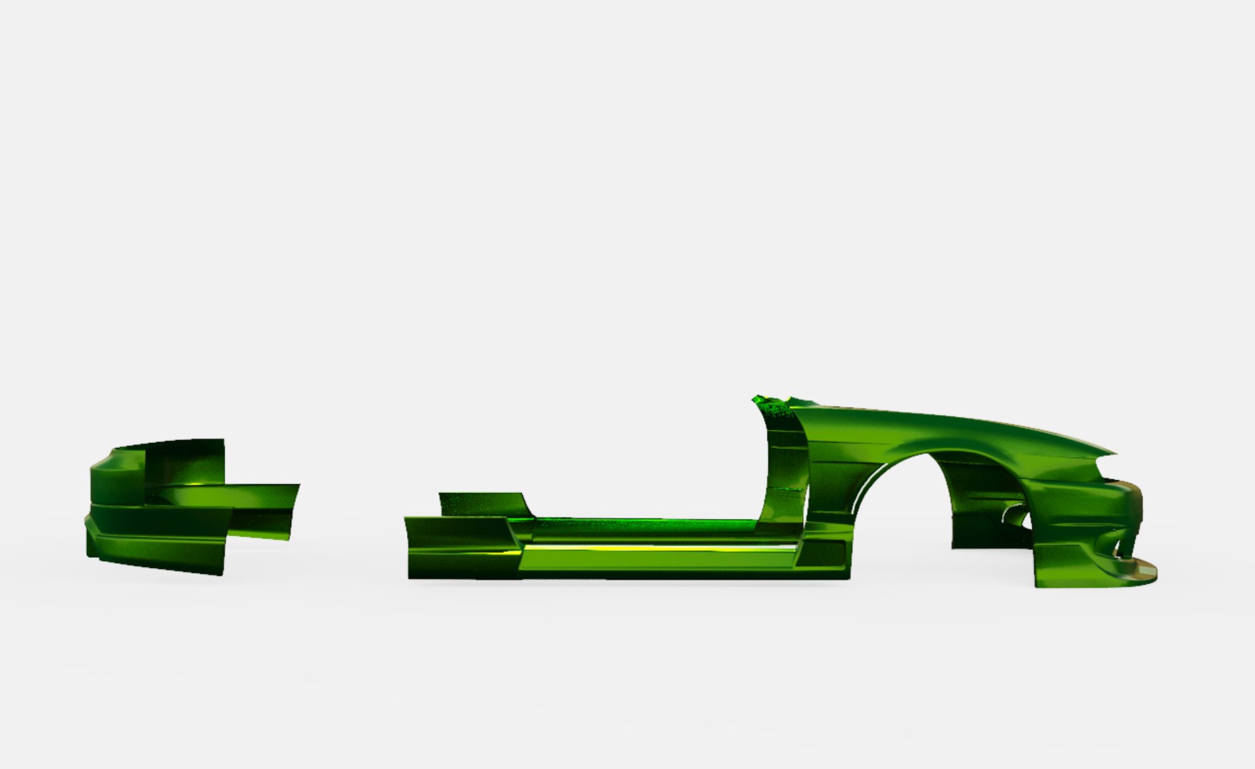 3D Model Body Kit Origin Labo - TurboSquid 1418929