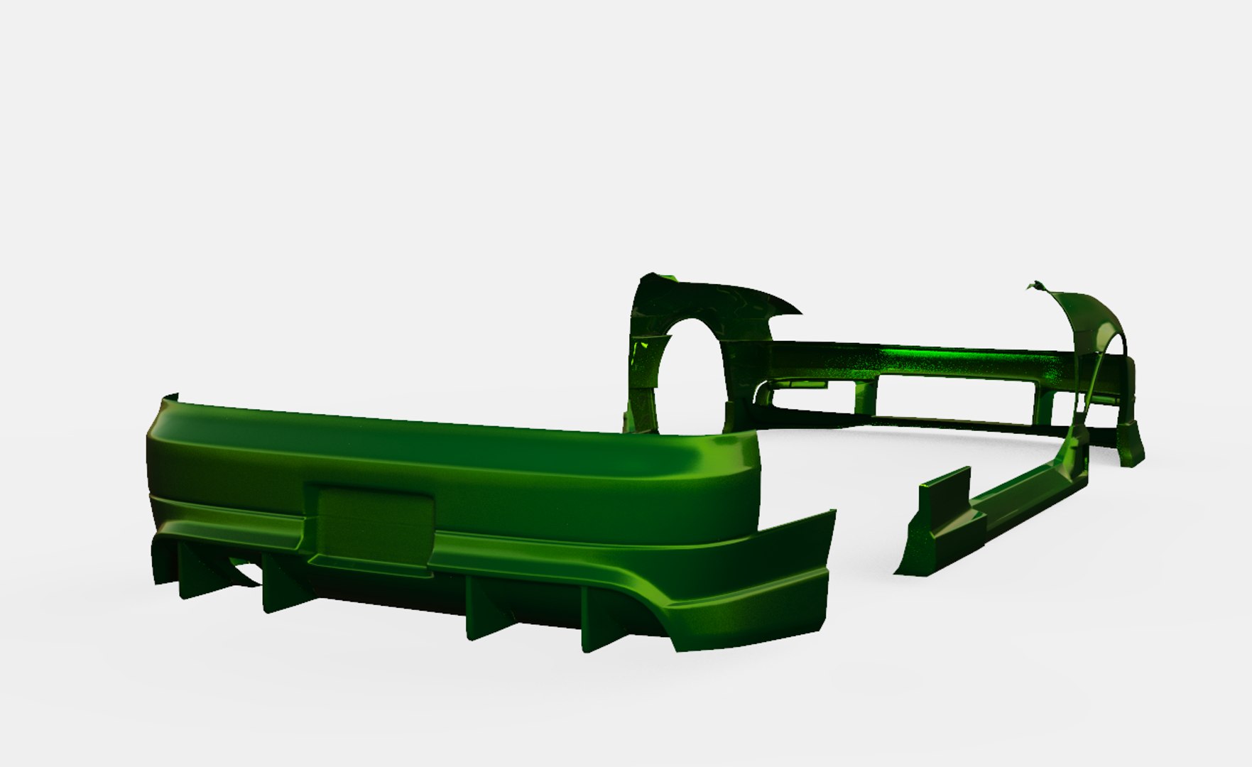 3D Model Body Kit Origin Labo - TurboSquid 1418929