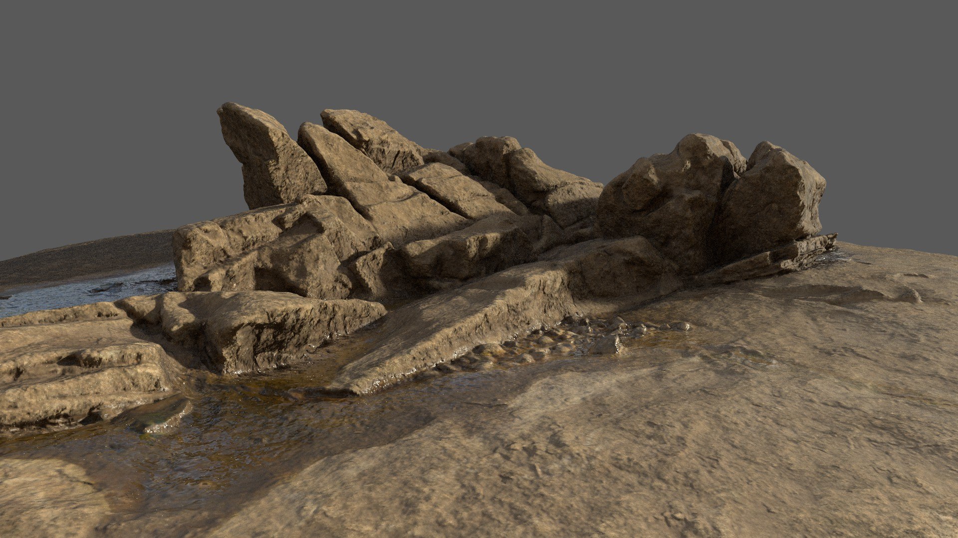 Rock Coast 3D Model - TurboSquid 1682476