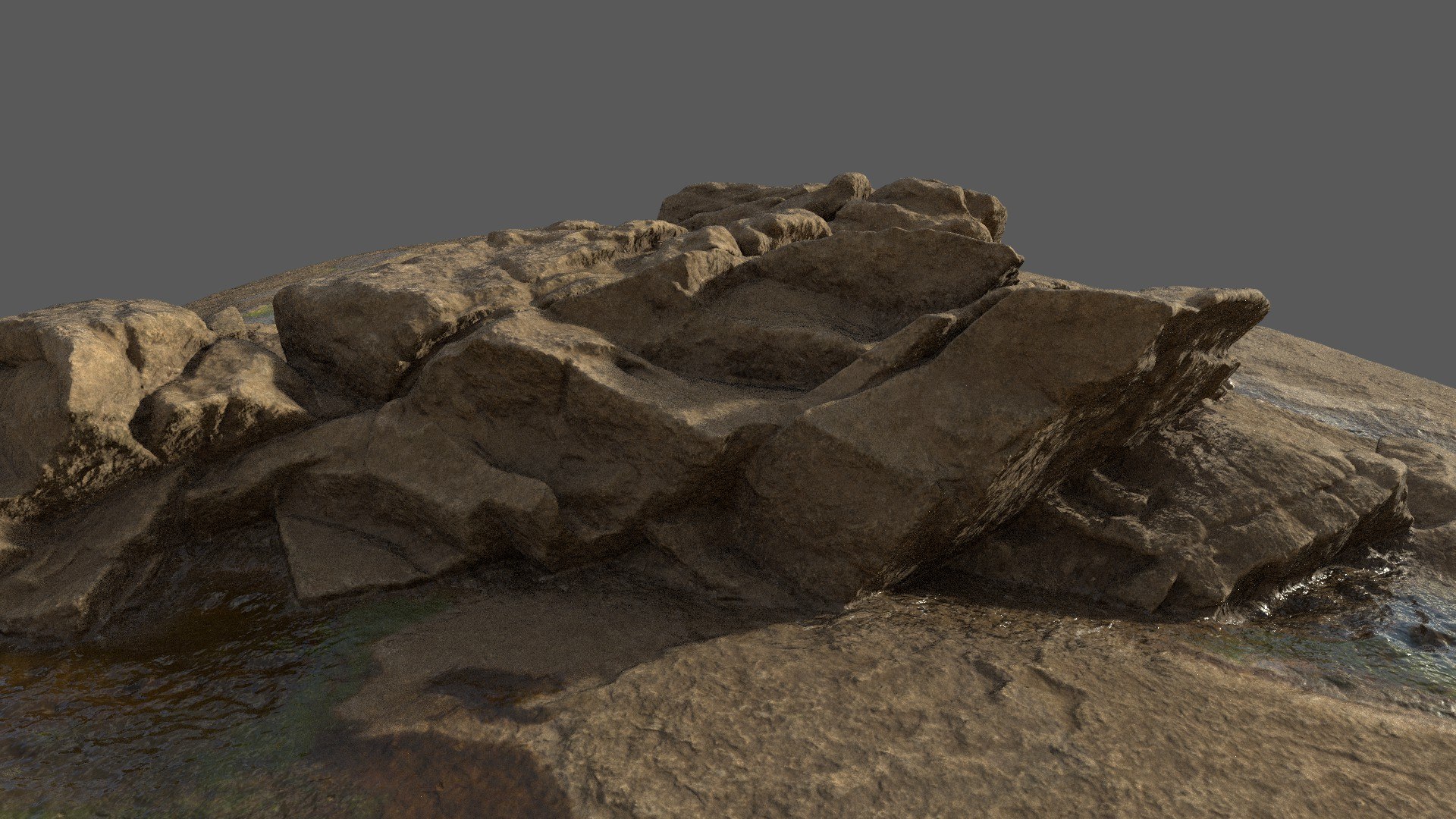 Rock Coast 3D Model - TurboSquid 1682476