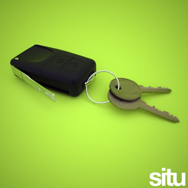 3d car keys model