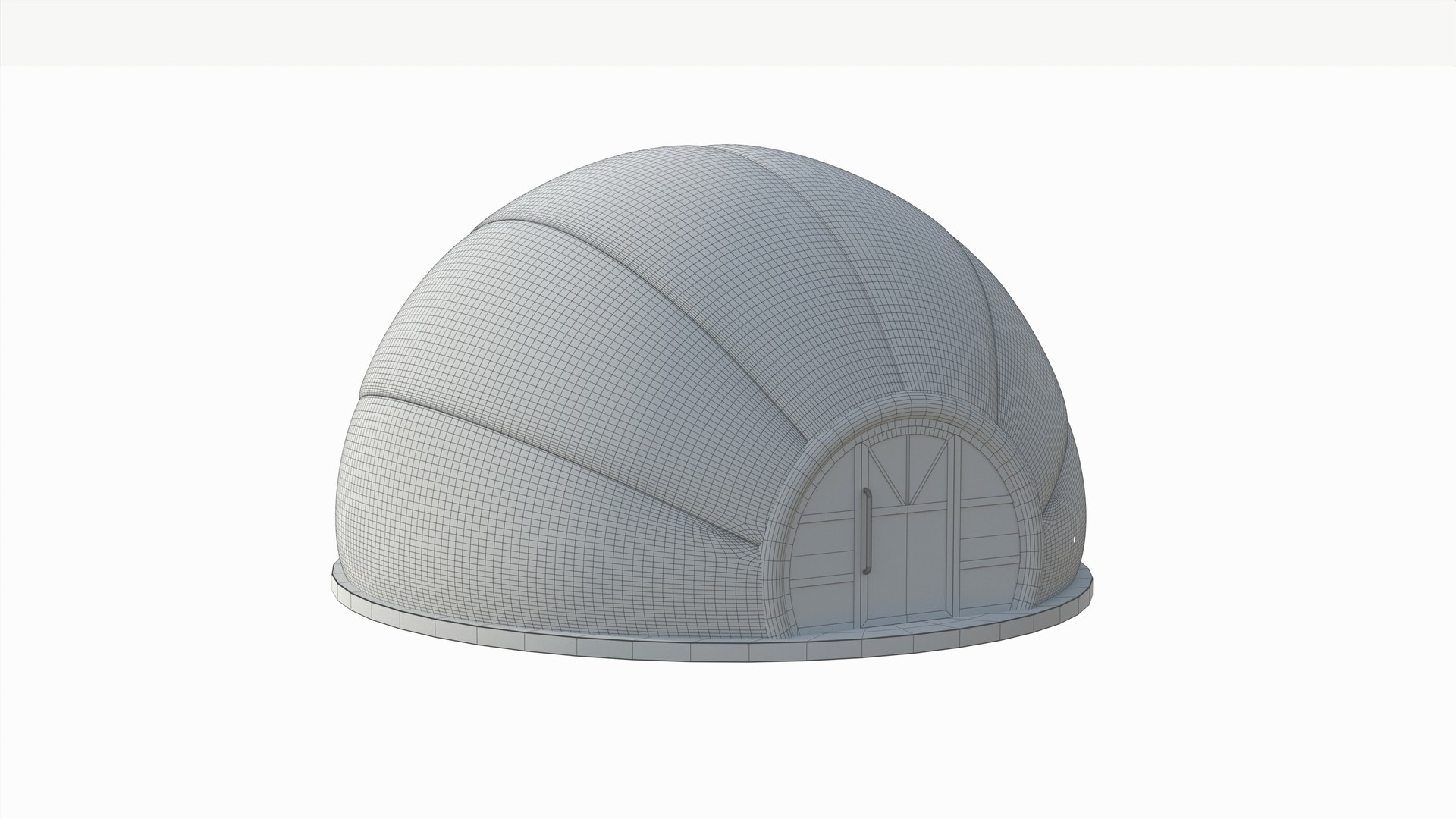 Realistic Dome Structure 3D - TurboSquid 2208395