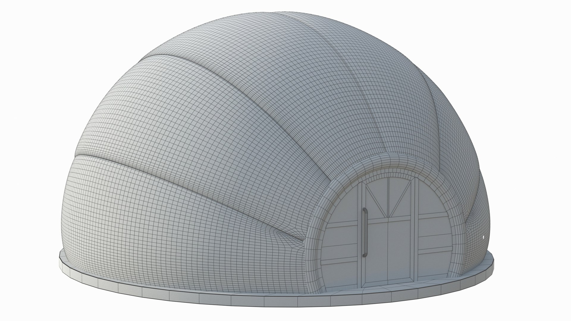Realistic Dome Structure 3D - TurboSquid 2208395