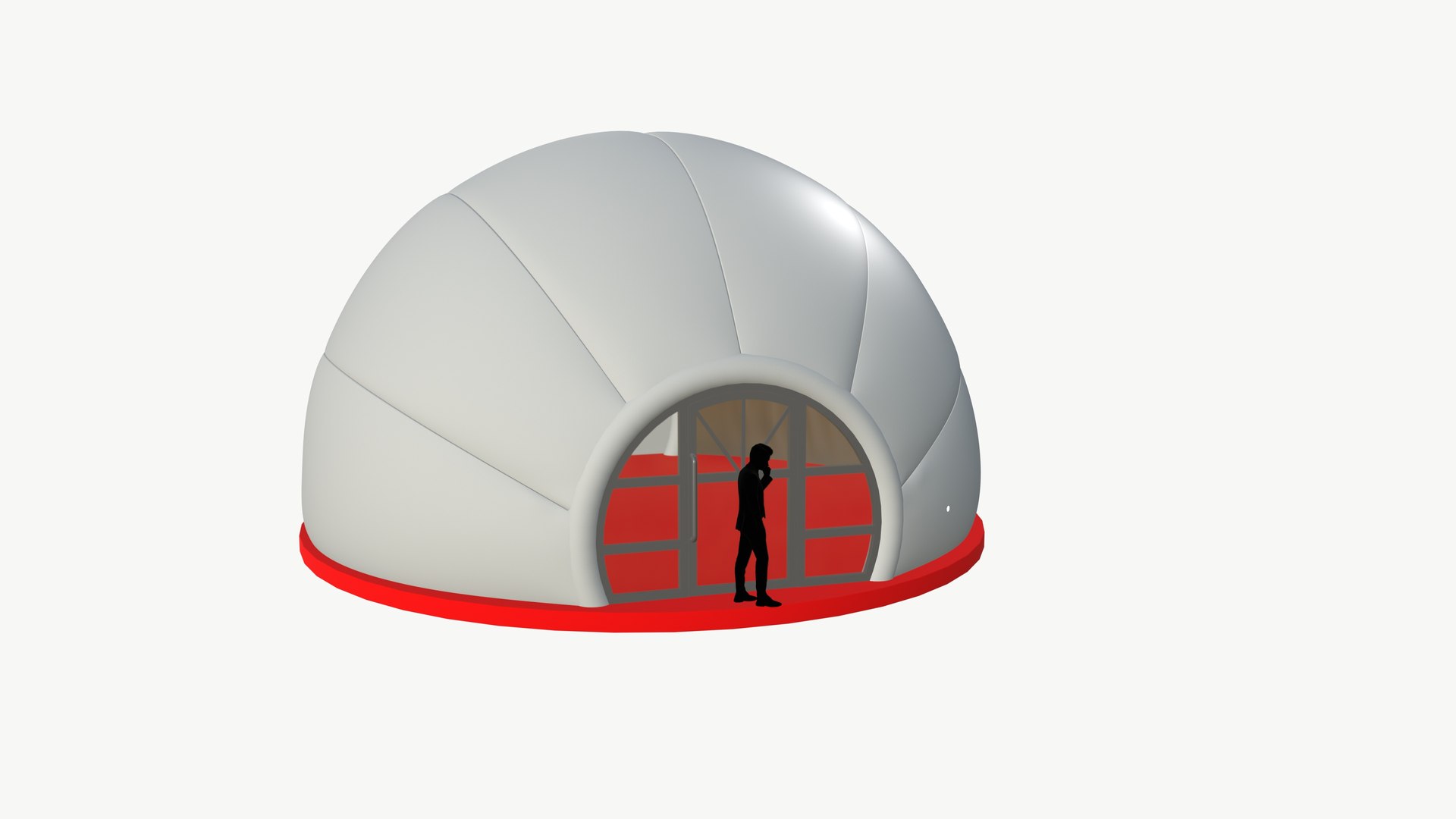 Realistic Dome Structure 3D - TurboSquid 2208395