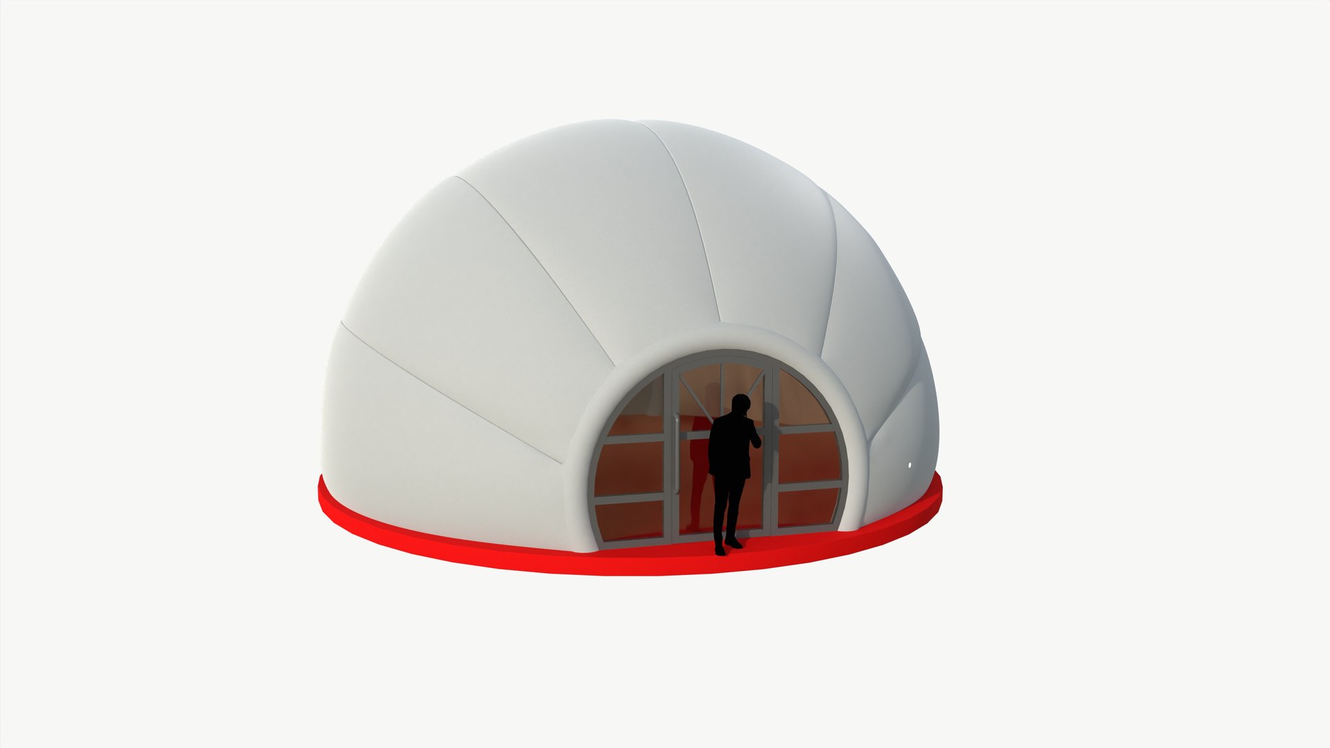 Realistic Dome Structure 3D - TurboSquid 2208395