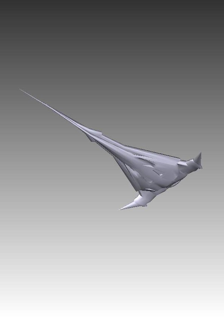 3d Model Wraith Dart Fighter Stargate