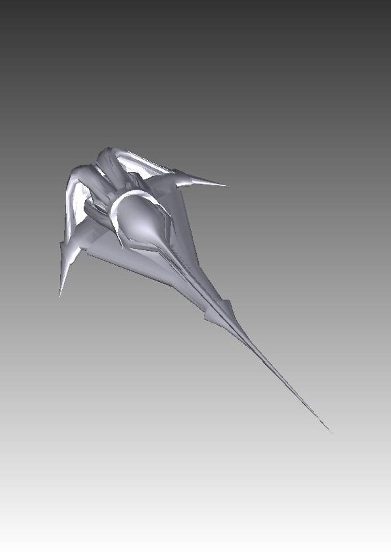 3d Model Wraith Dart Fighter Stargate