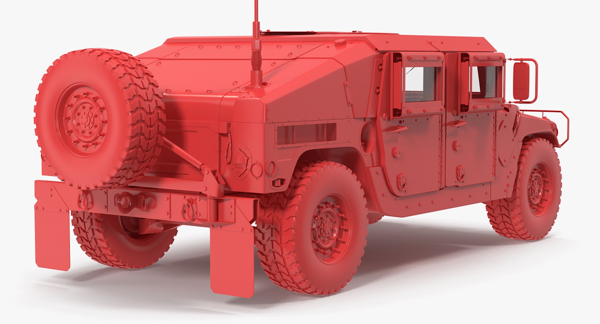 3d humvee m1151 rigged camo model