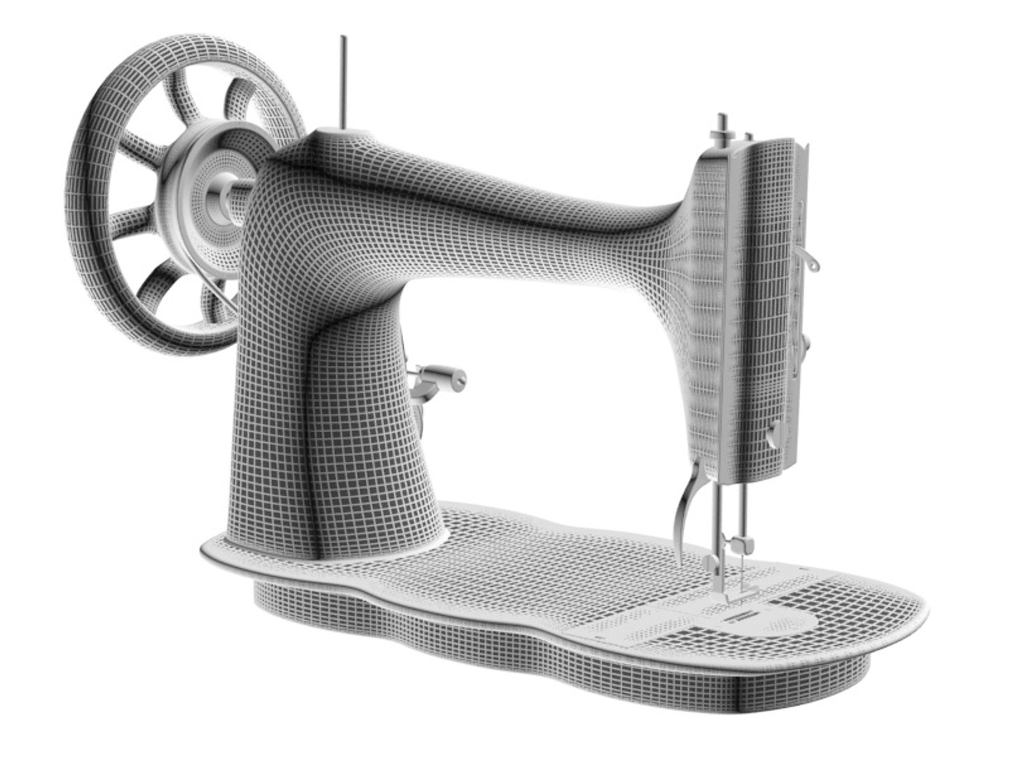 3D Sewing Machine - TurboSquid 1550439