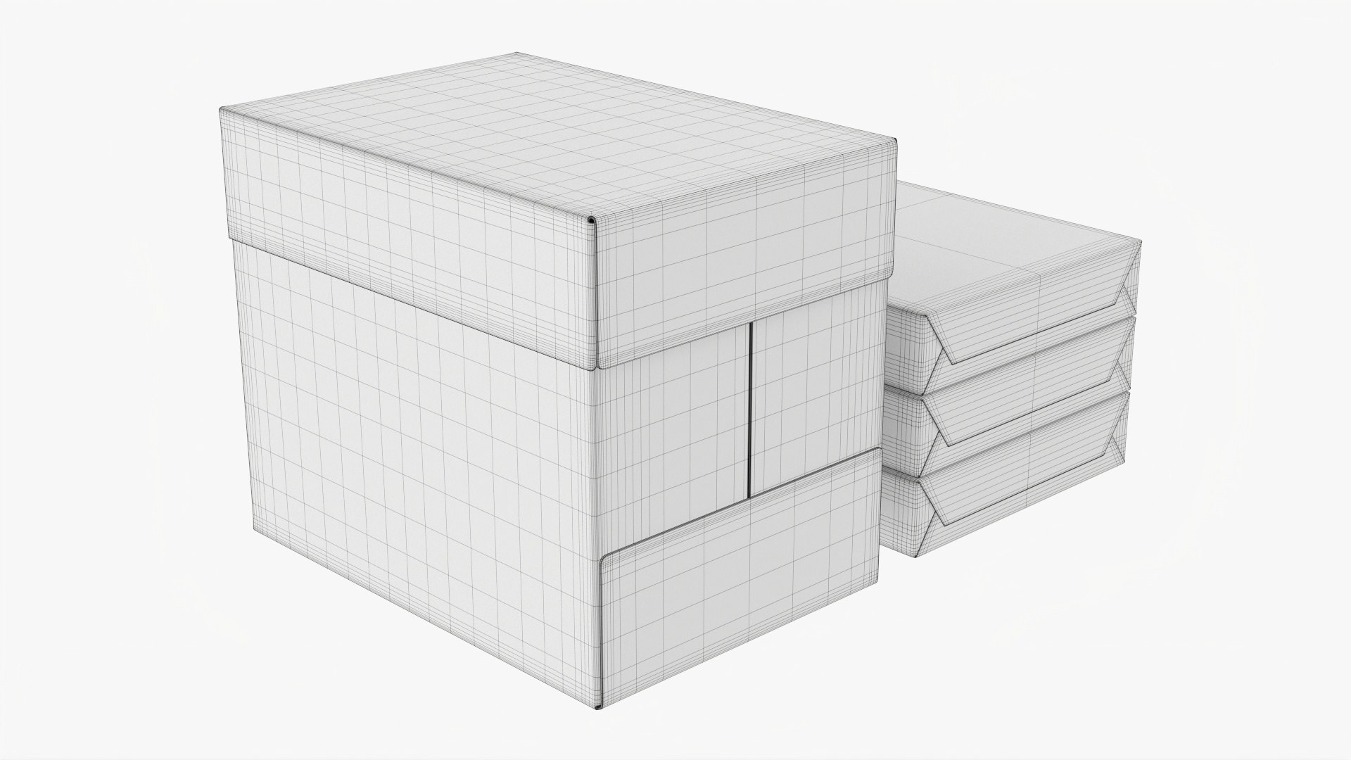 3D Office Paper A4 5 Reams Box - TurboSquid 1760664