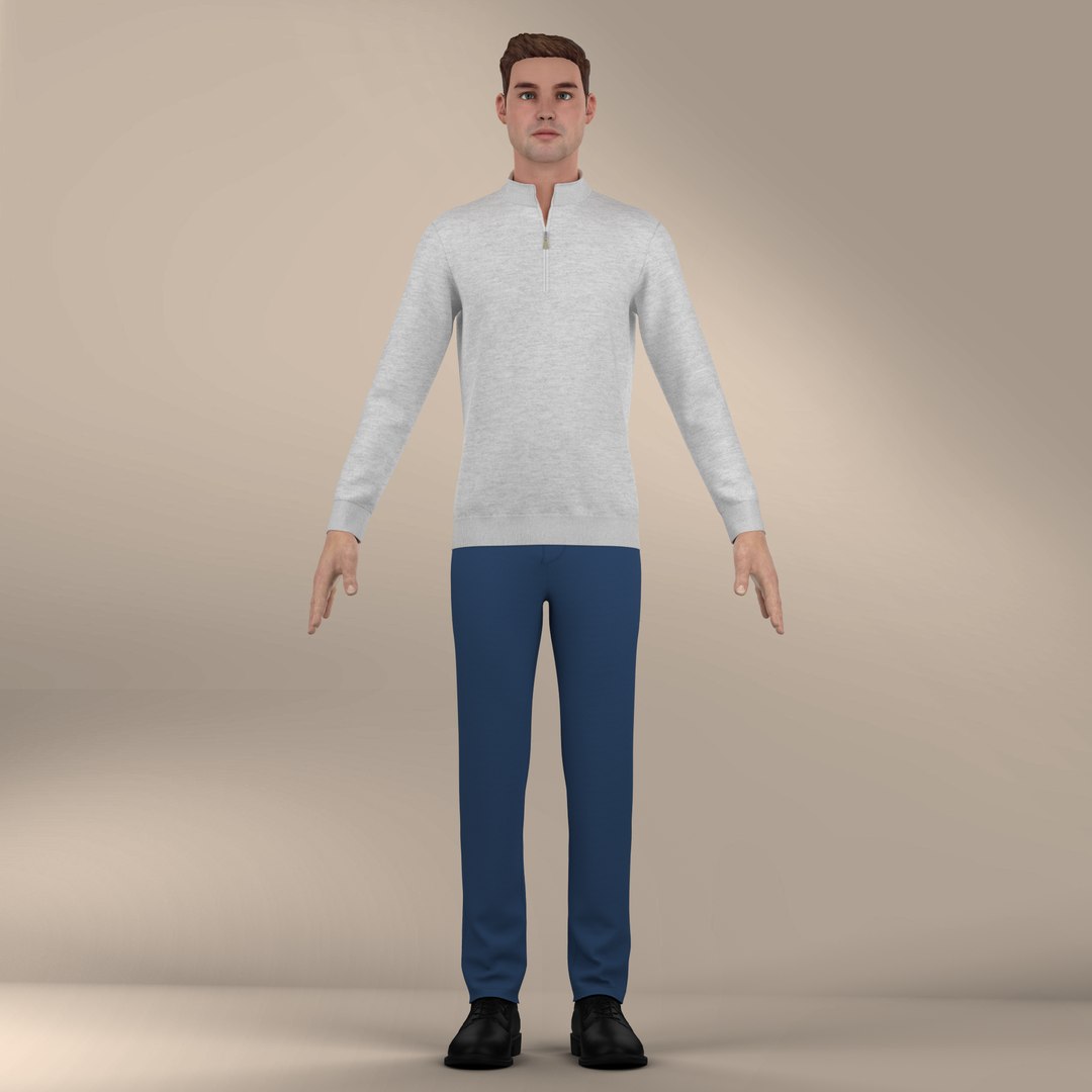 Men Outfit Sweater Pants Marvelous Designer Clo3d Model - TurboSquid ...