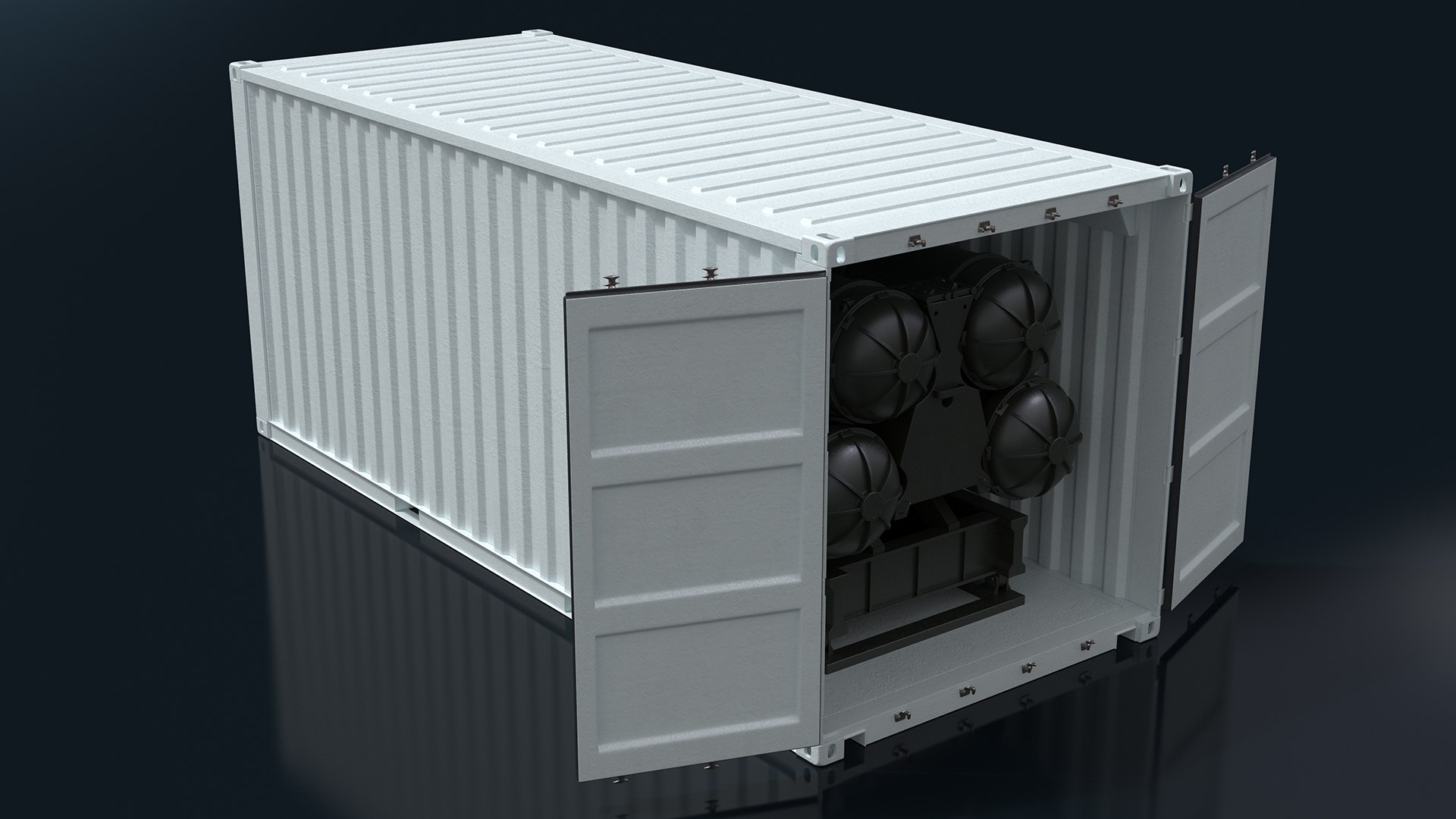 3D Container Missile Launcher Unit Model - TurboSquid 2432310