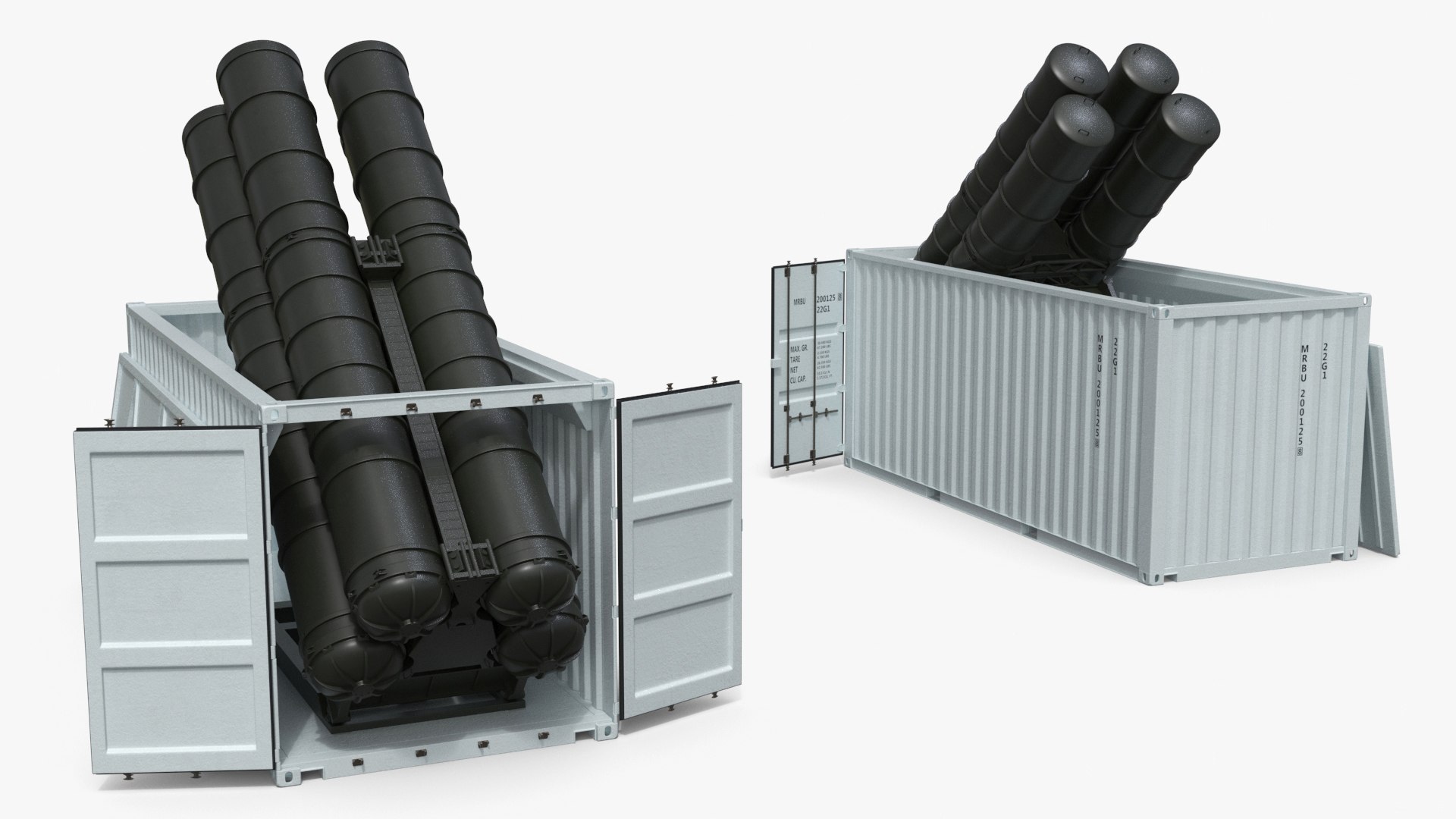 3D Container Missile Launcher Unit Model - TurboSquid 2432310
