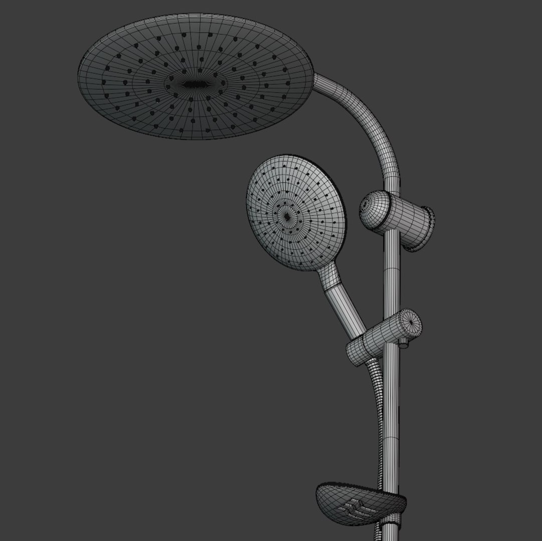 Bath Shower Mixer 3D Model - TurboSquid 1582278