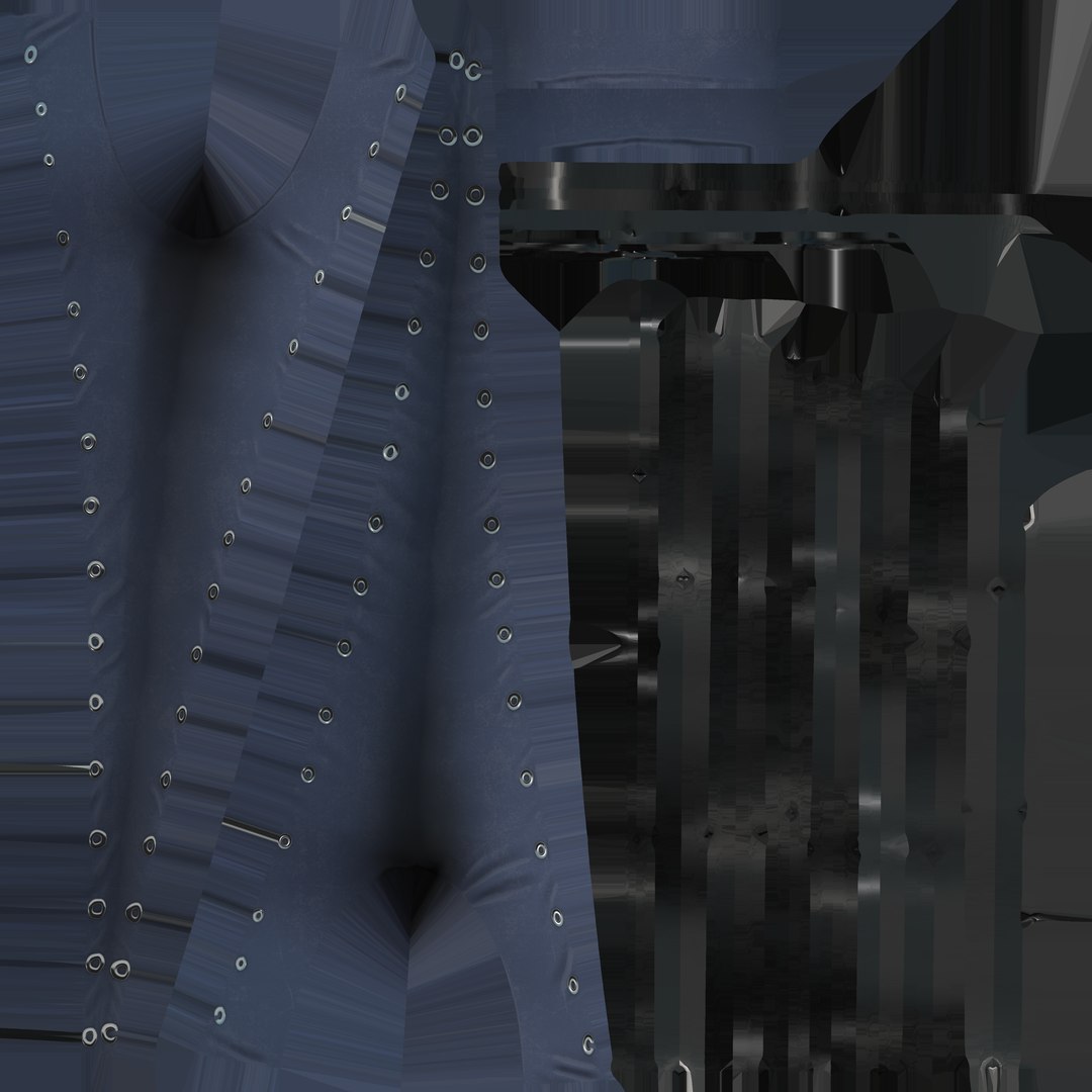 3D Jeans With Laces Model - TurboSquid 1888497