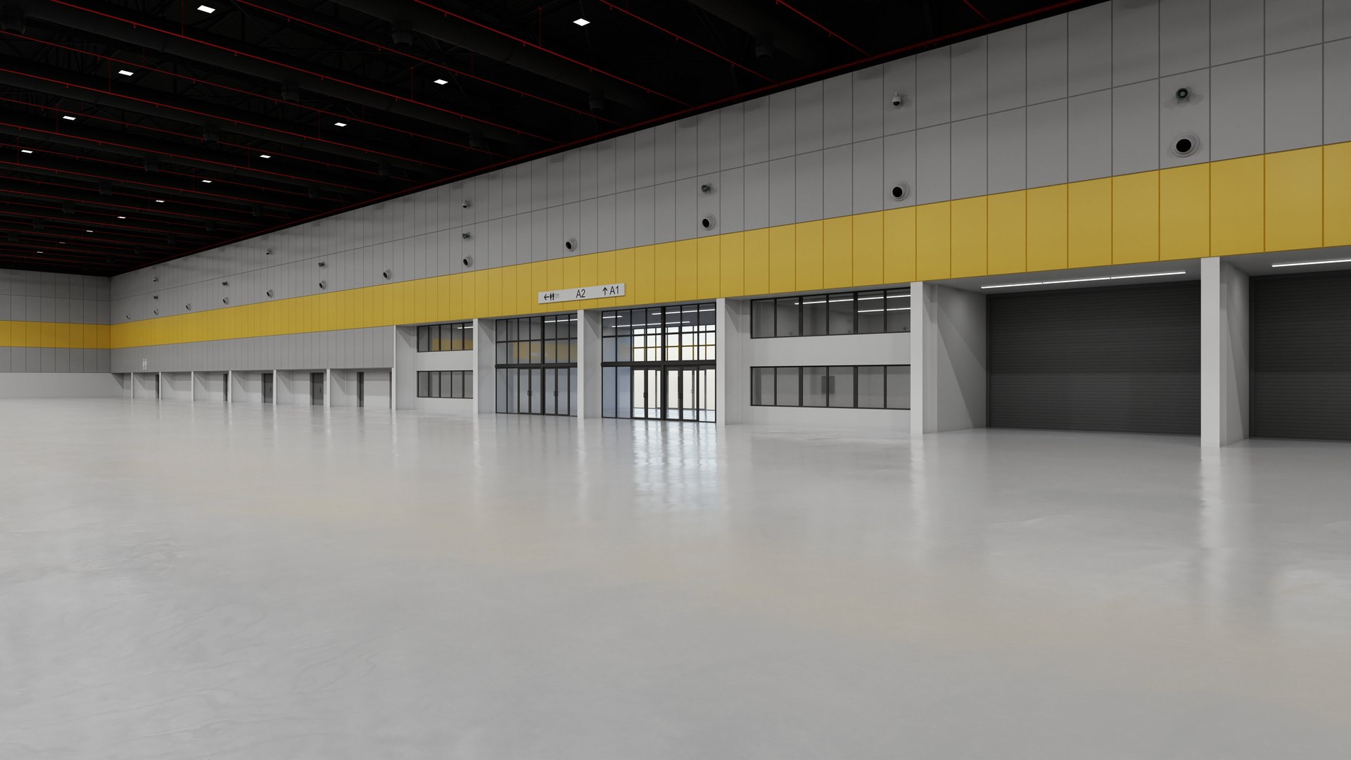 3D Exhibition Hall Interior 5 Model - TurboSquid 1920316